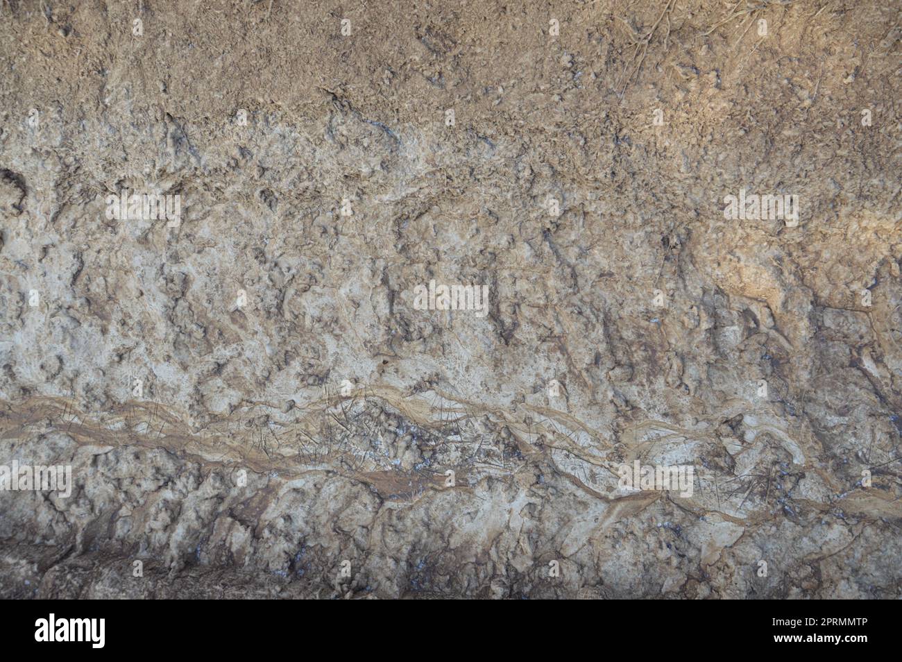 Patterns and textures of frozen ground in the winter Stock Photo - Alamy