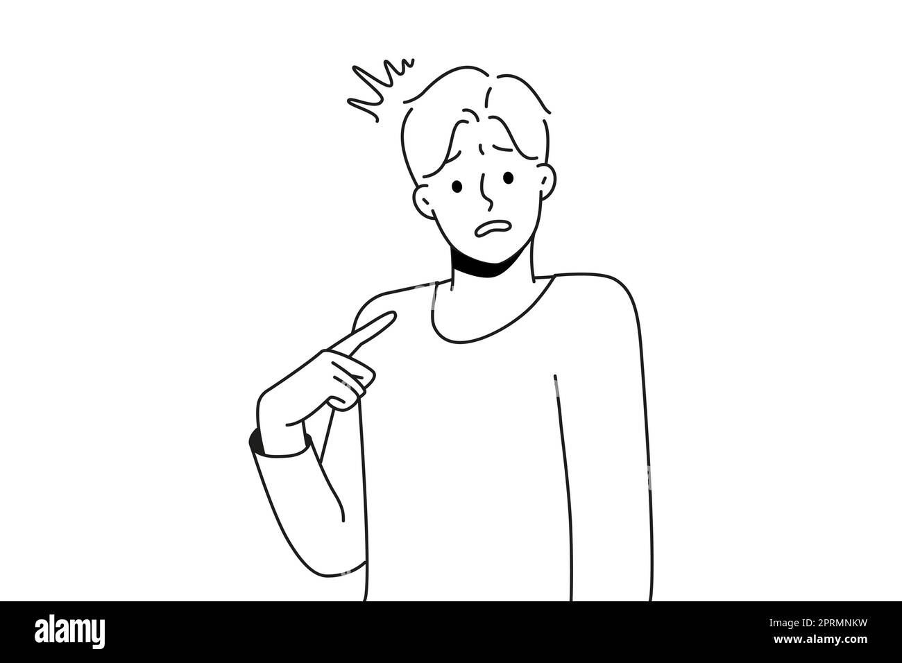 Self doubt concept Stock Vector Images - Alamy