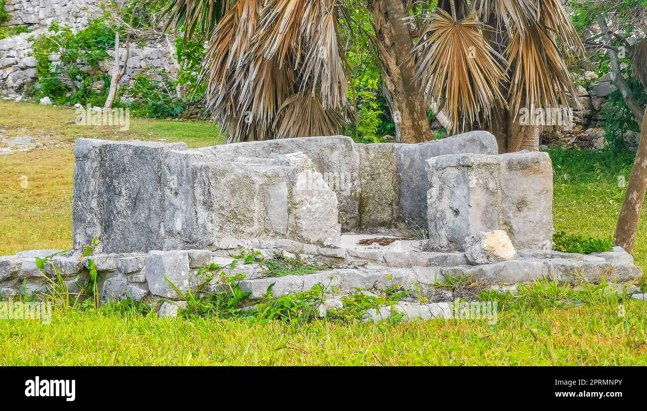 Ancient Tulum ruins Mayan site temple pyramids artifacts seascape ...