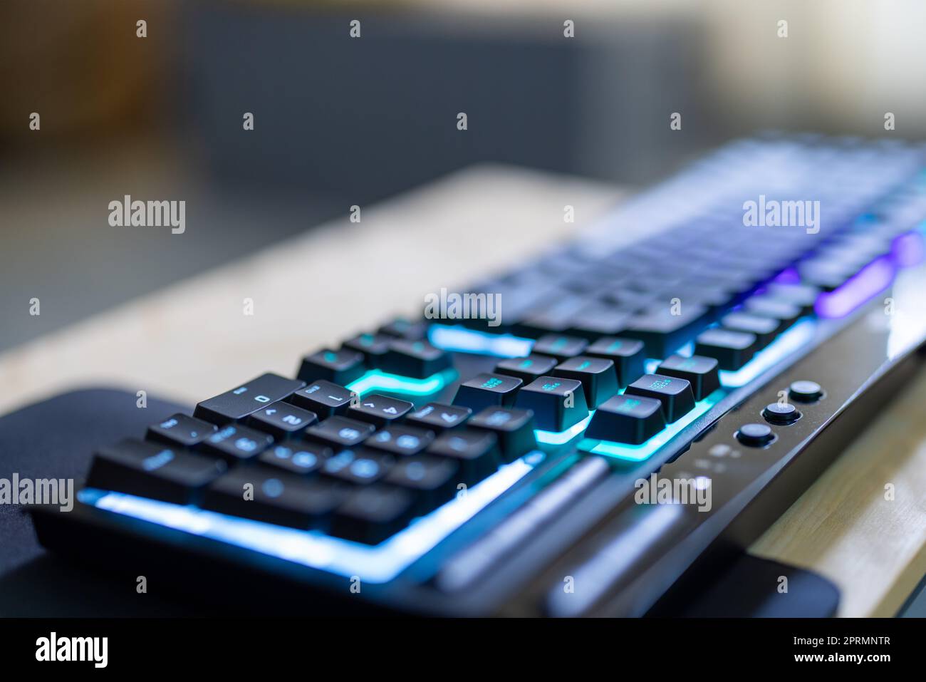Gamer play computer game rgb hi-res stock photography and images - Alamy