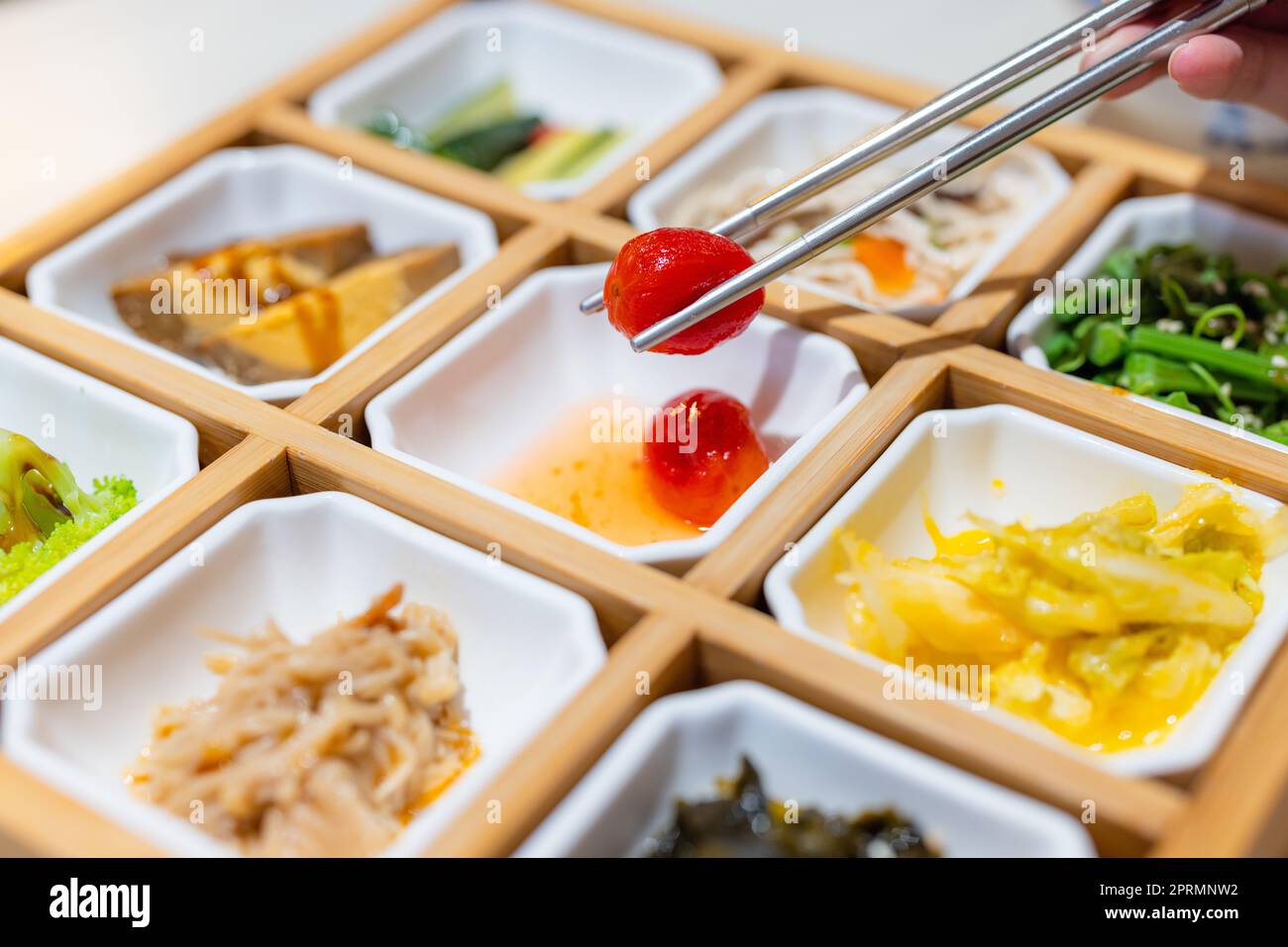 Stack of appetizer in chinese restaurant Stock Photo - Alamy