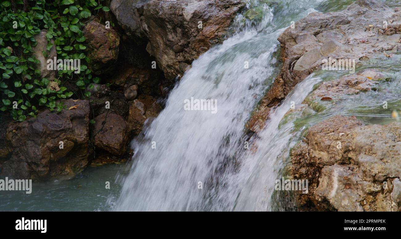 Nature onsen flowing in the river at Xinbeitou taiwan Stock Photo - Alamy