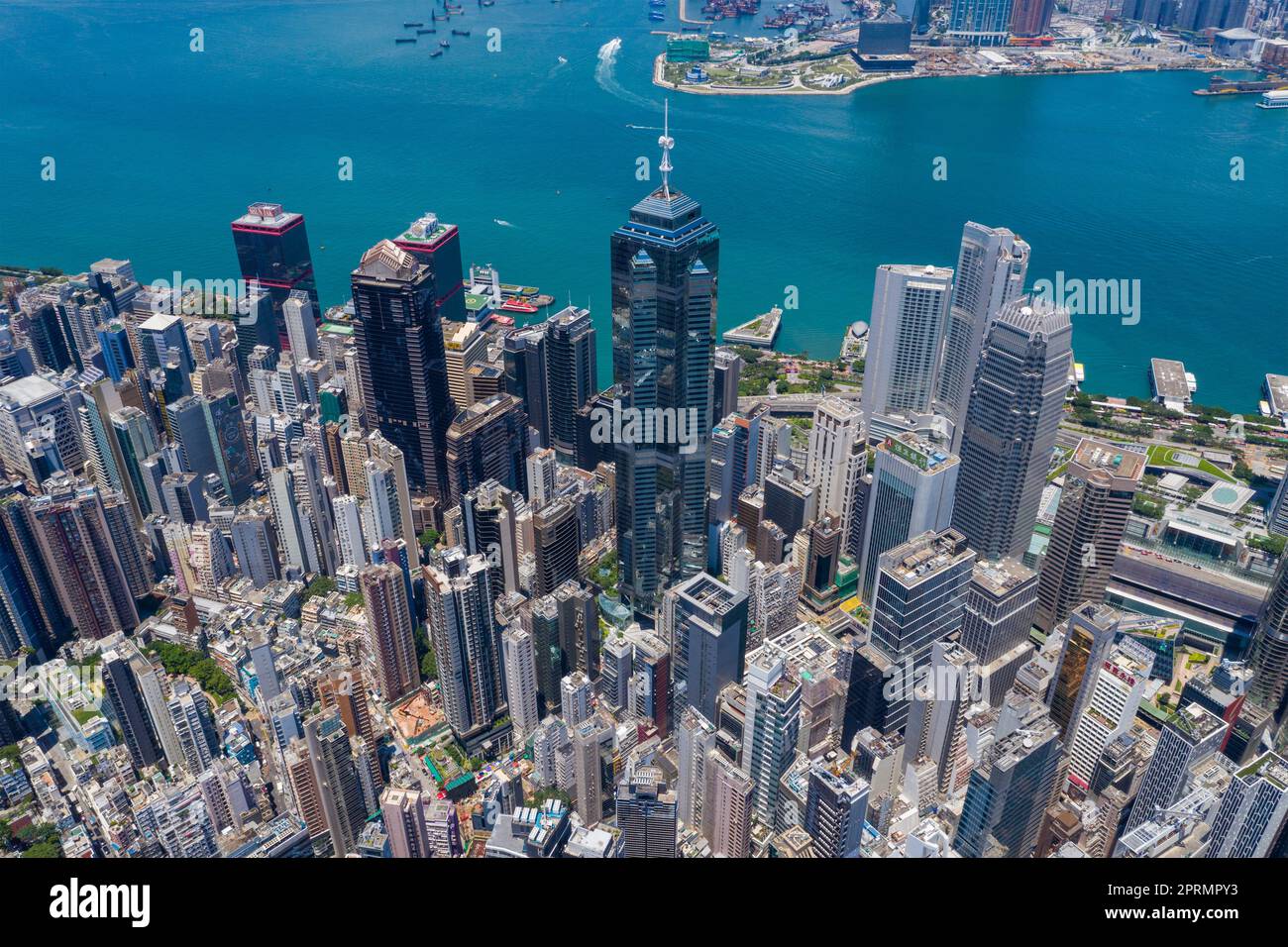 Hong kong july aerial view hi-res stock photography and images - Alamy