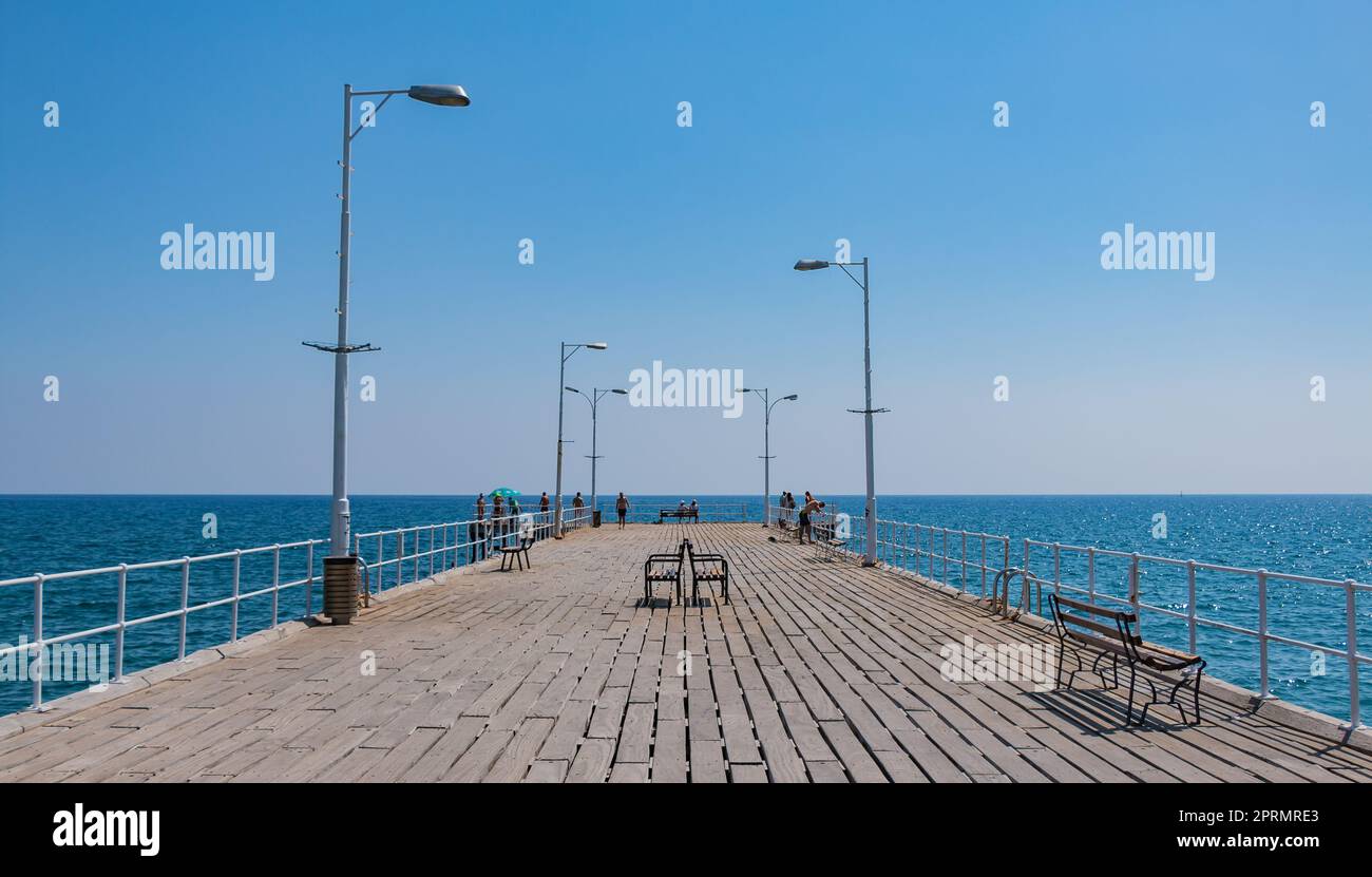 Limassol Piers I Stock Photo - Alamy