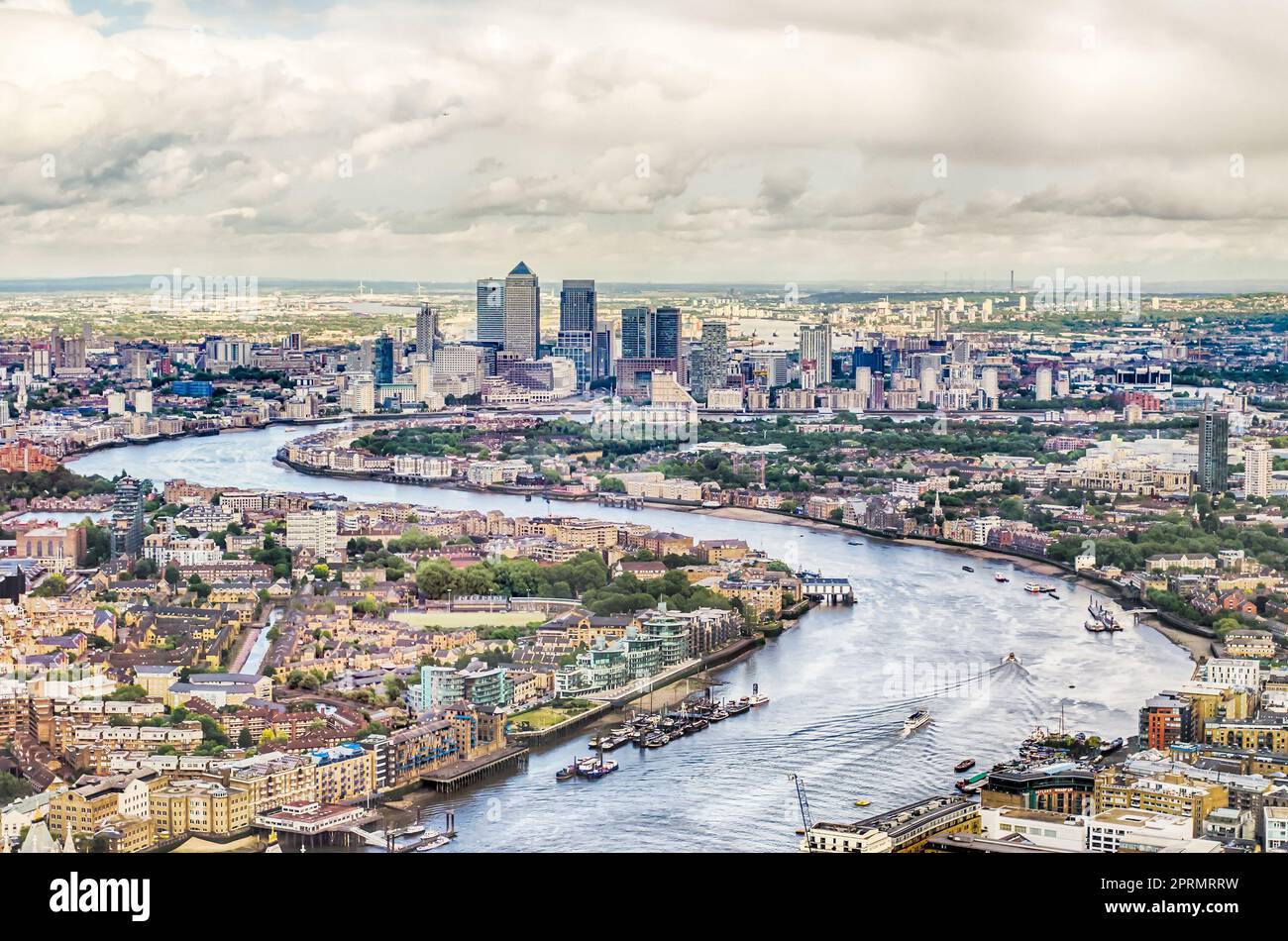 Scenic aerial view of London, UK Stock Photo - Alamy