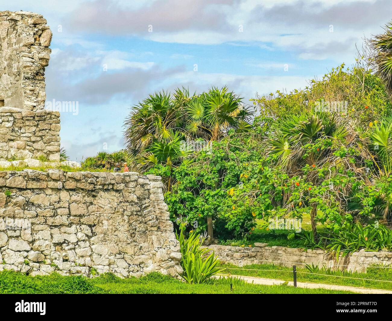 Ancient Tulum ruins Mayan site temple pyramids artifacts seascape ...