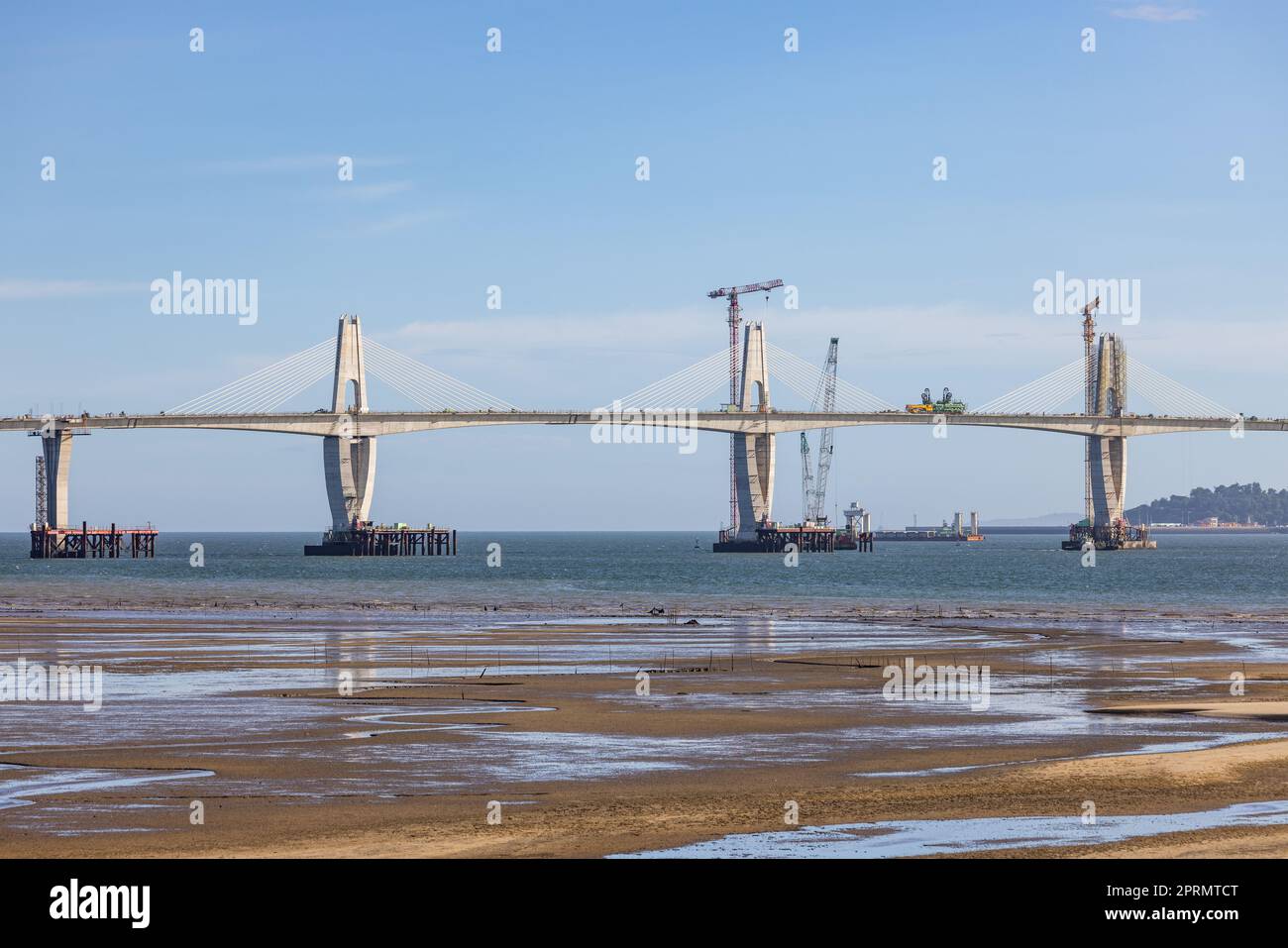 Kinmen Bridge under construction in Taiwan Stock Photo - Alamy