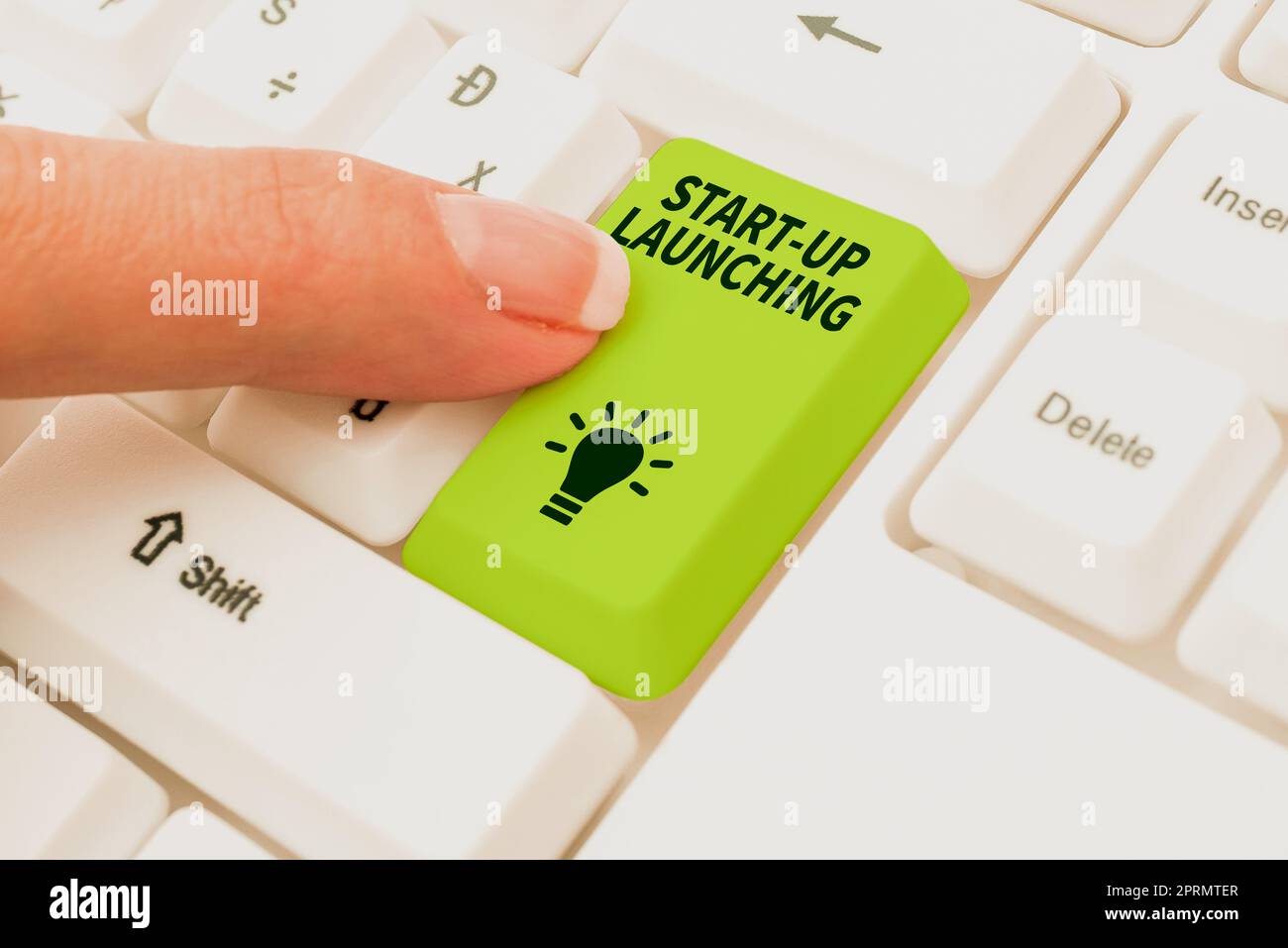 Hand writing sign Start Up Launching. Concept meaning Launch starting ...