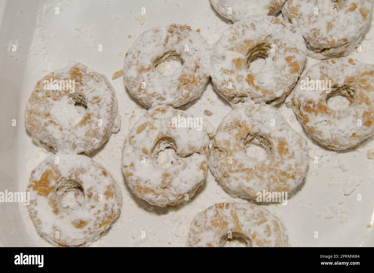 Tray with biscuits Stock Photo - Alamy
