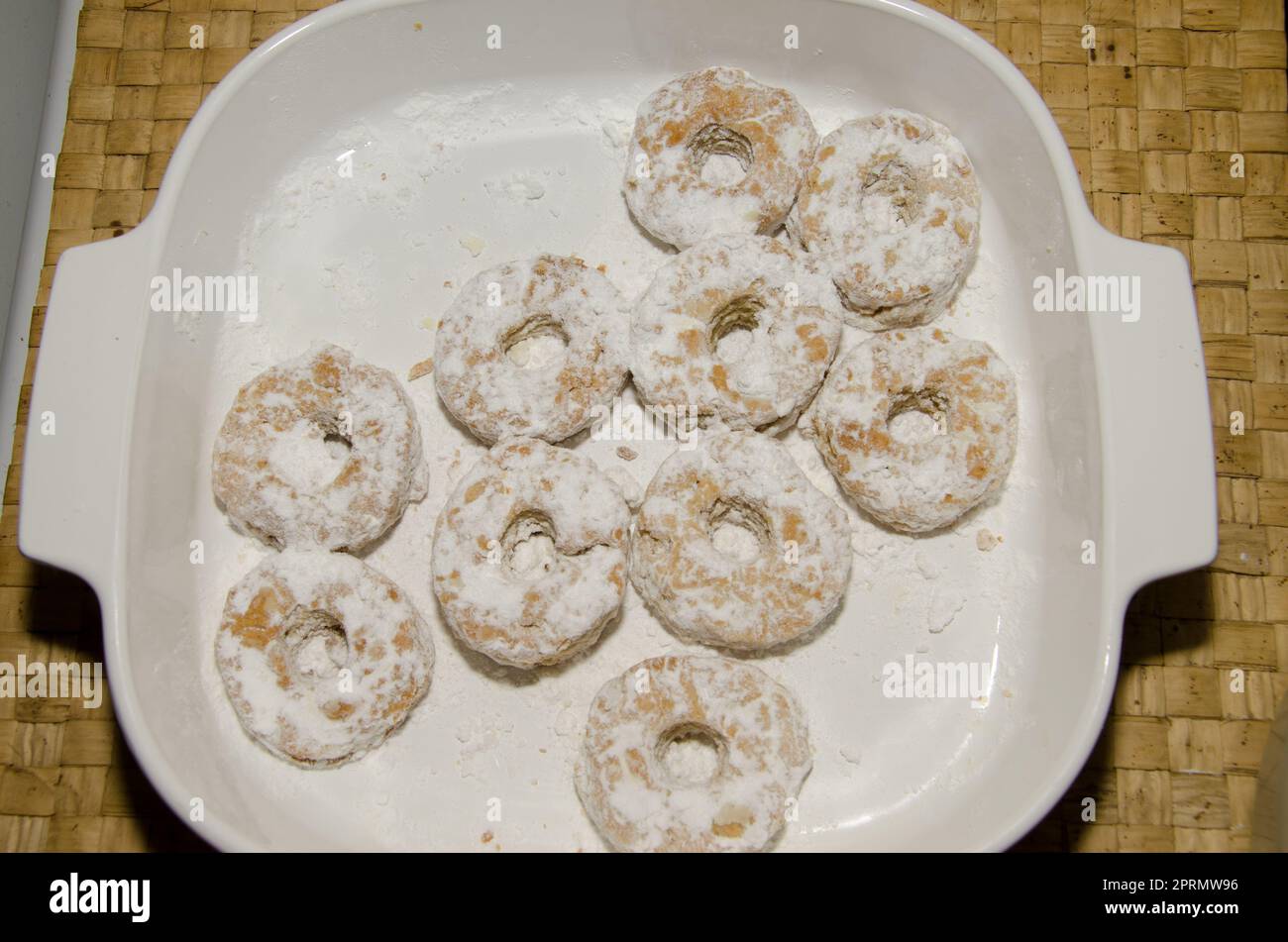 Tray with biscuits Stock Photo - Alamy