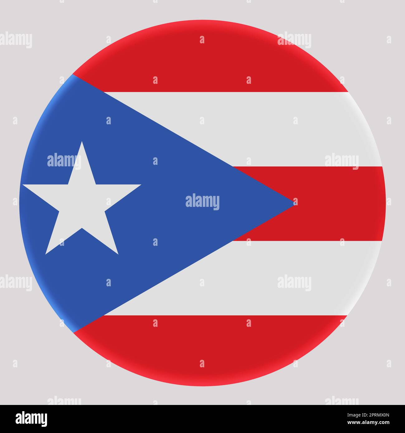 Puerto rico flag circle hi-res stock photography and images - Alamy