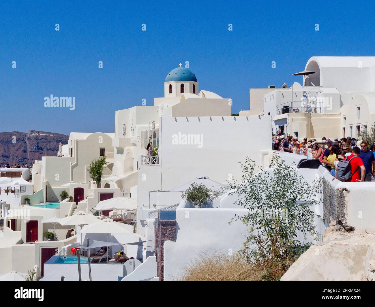 Greece, Santorini - Oia Old Town Stock Photo - Alamy