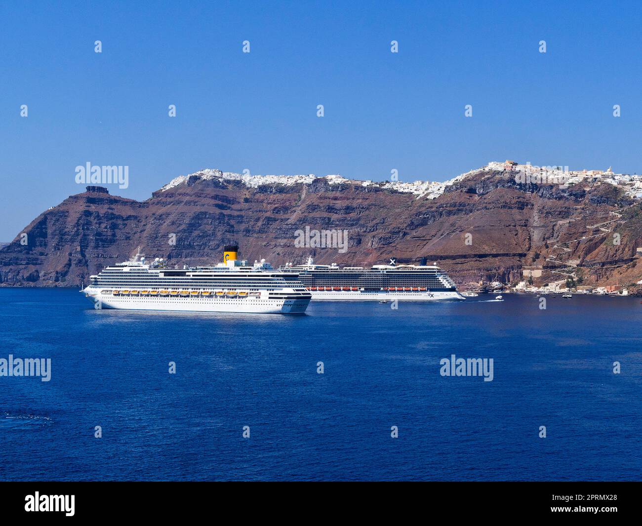 Greece, Santorini - Thira Old Town Stock Photo - Alamy