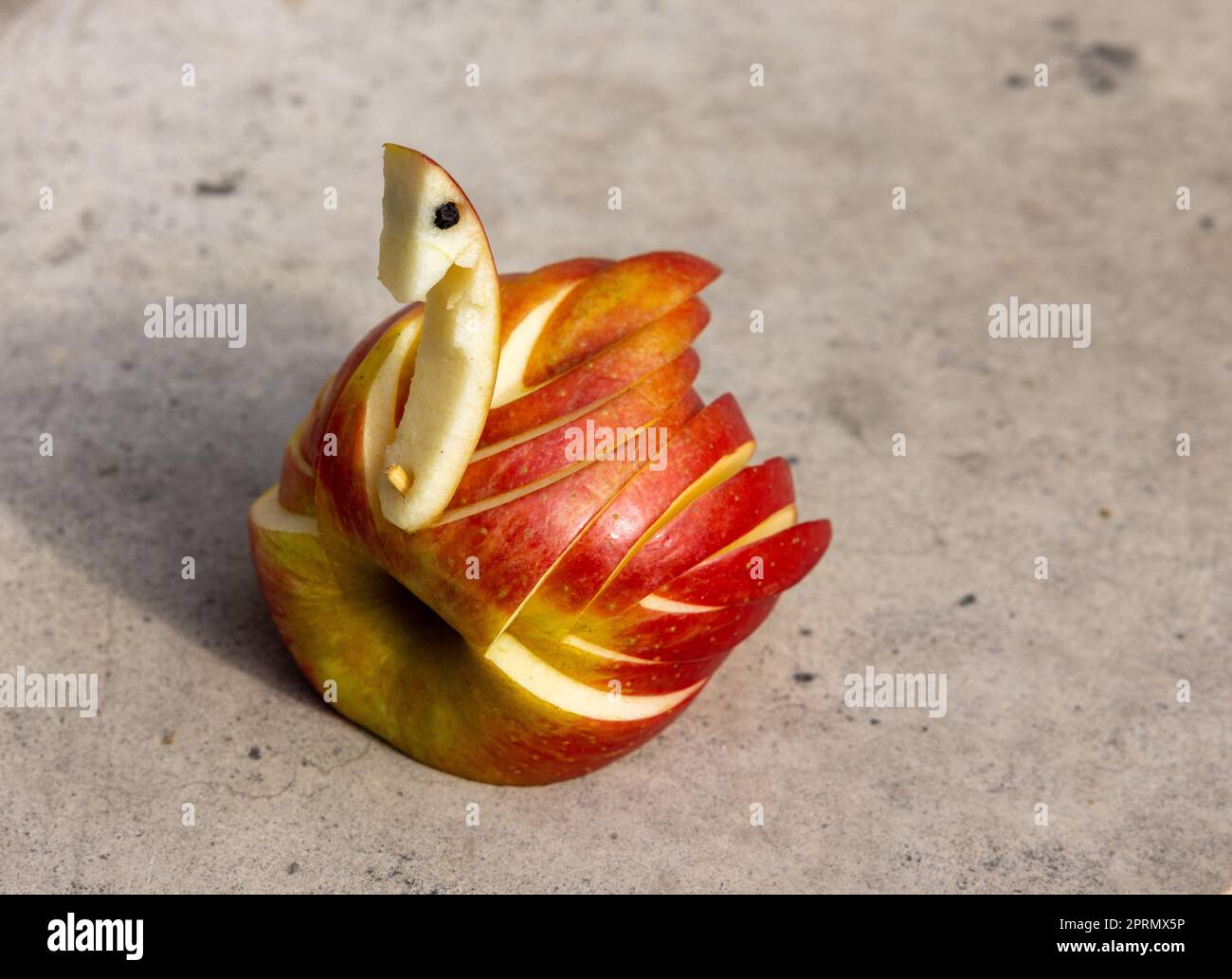 Animal-shaped decorations made of fruits Stock Photo - Alamy