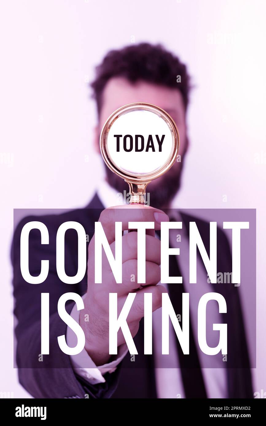 Kingcontent hi-res stock photography and images - Alamy