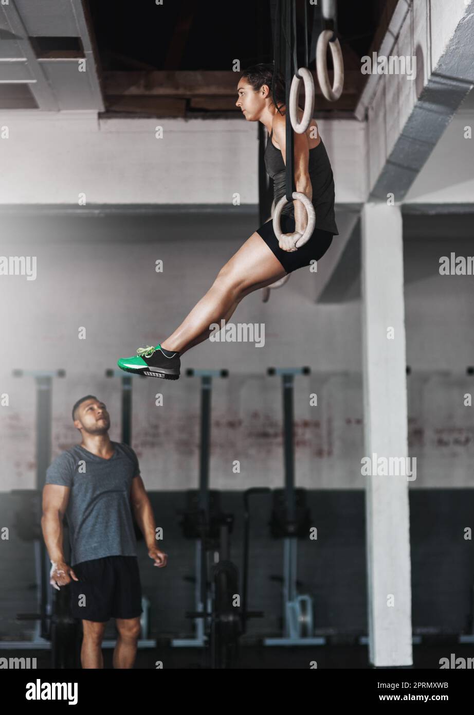 Gymnastics rings hi-res stock photography and images - Alamy