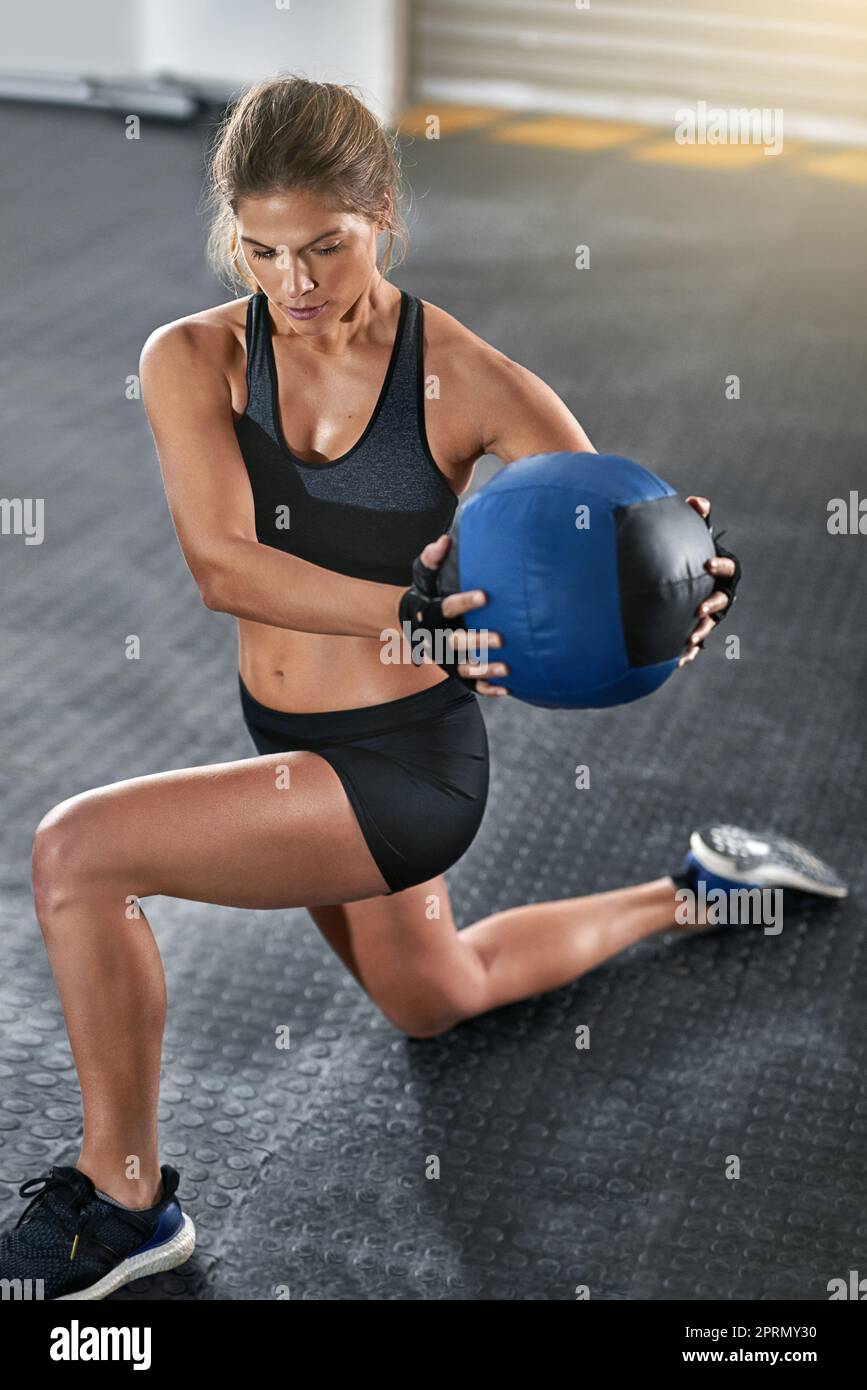 Sweat woman gym hi-res stock photography and images - Alamy