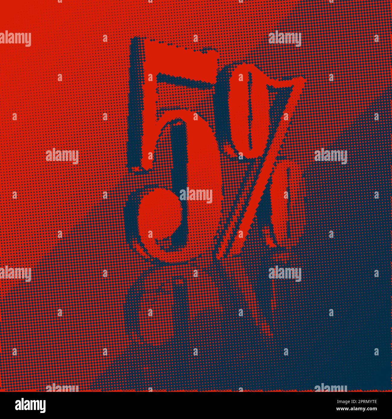 5%, 5 percent as a 3D illustration, 3D rendering Stock Photo - Alamy