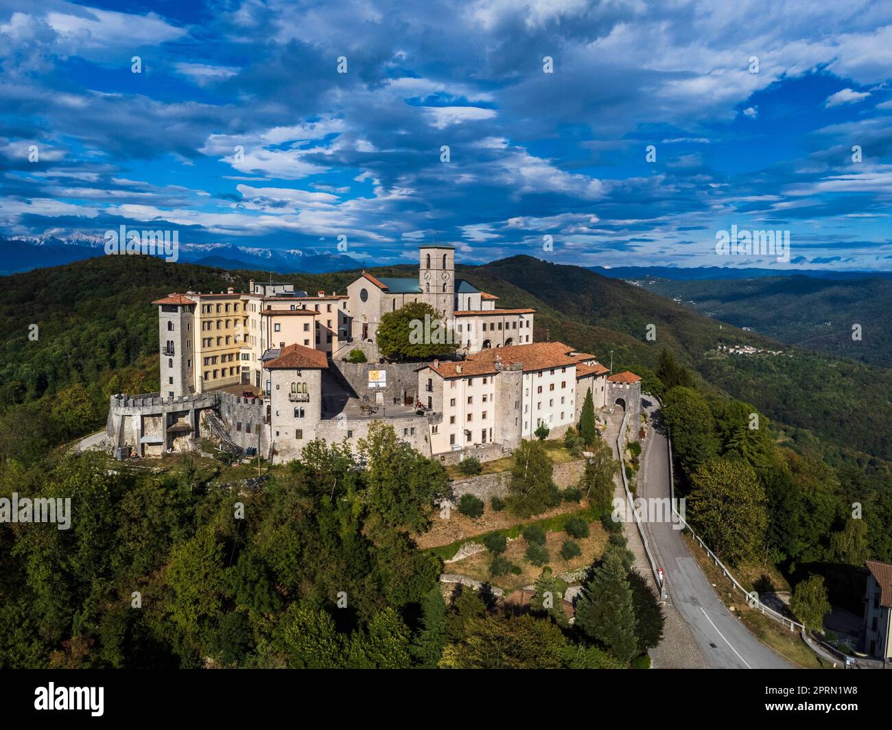 Ancient fortified sanctuary of Castemonte. Spiritual lookout over the ...