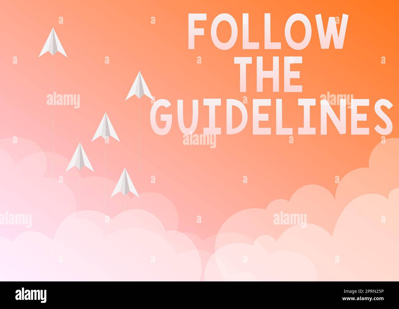 Text caption presenting Follow The Guidelines, Concept meaning Manual ... Text caption presenting Follow The Guidelines, Concept meaning Manual ...