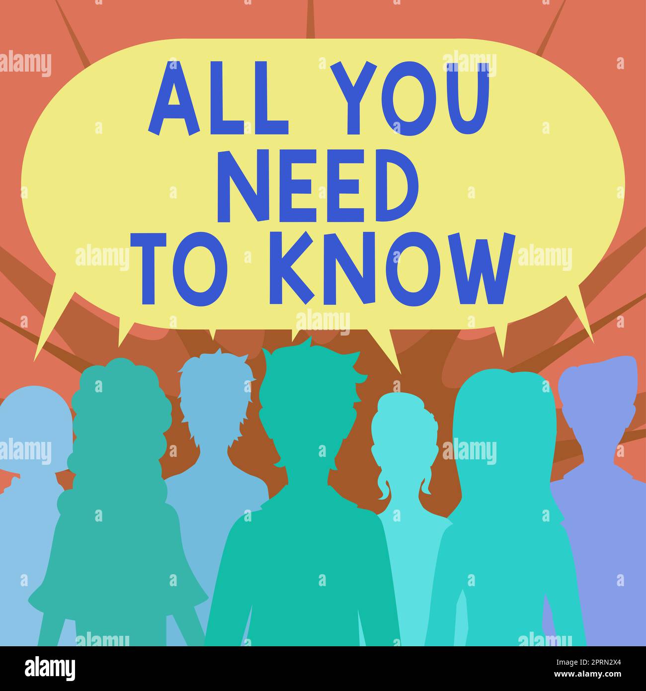 Sign displaying All You Need To Know, Business showcase Tell only the ...