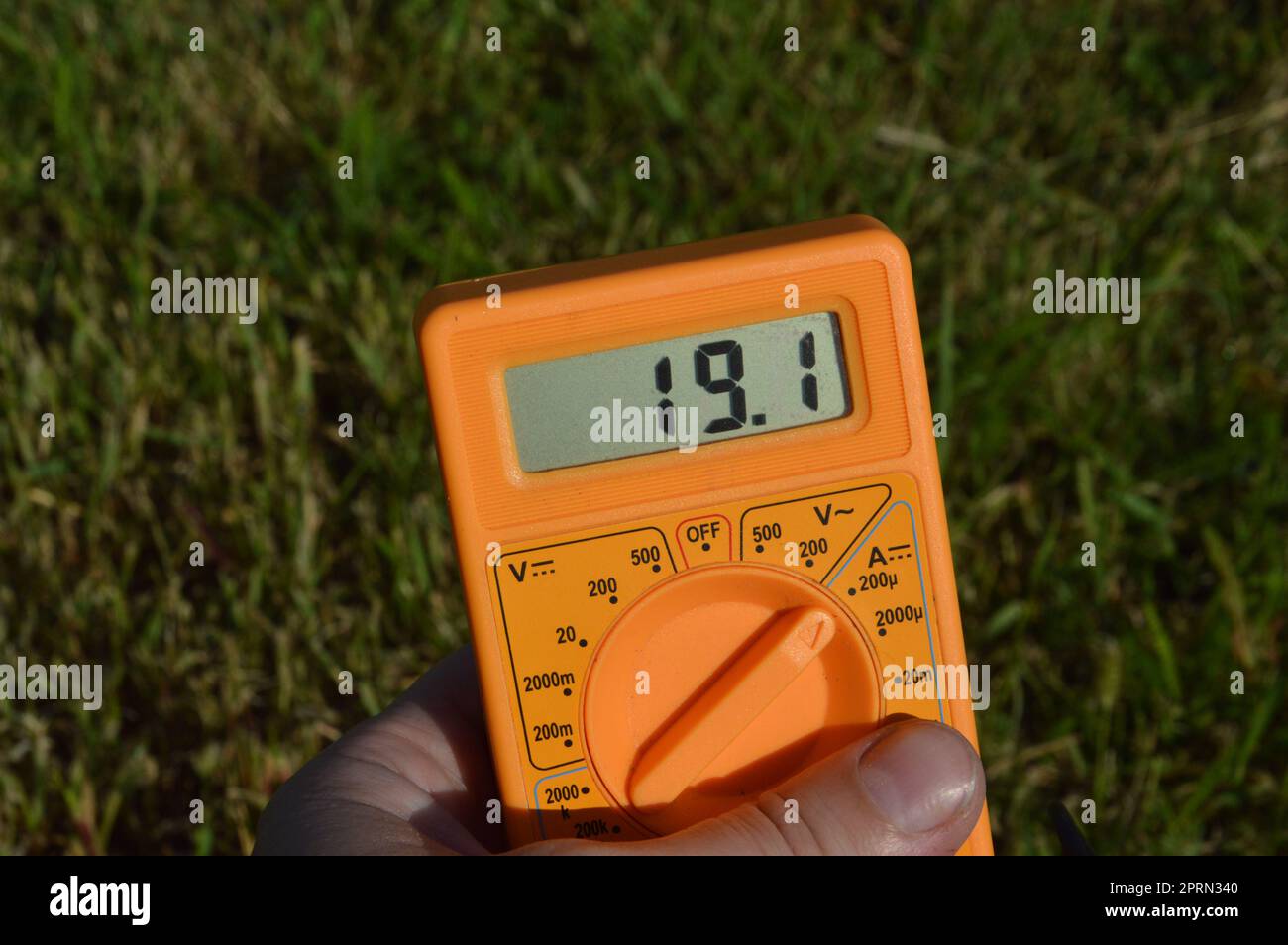 Tester for measuring and repairing electrical a appliances Stock Photo ...