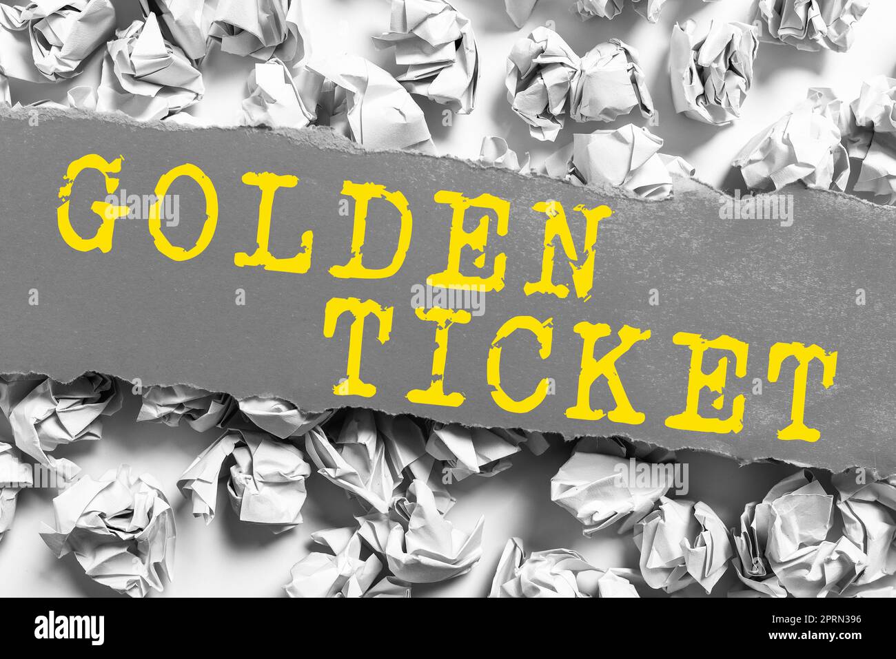 Conceptual display Golden Ticket, Business idea Rain Check Access VIP ...