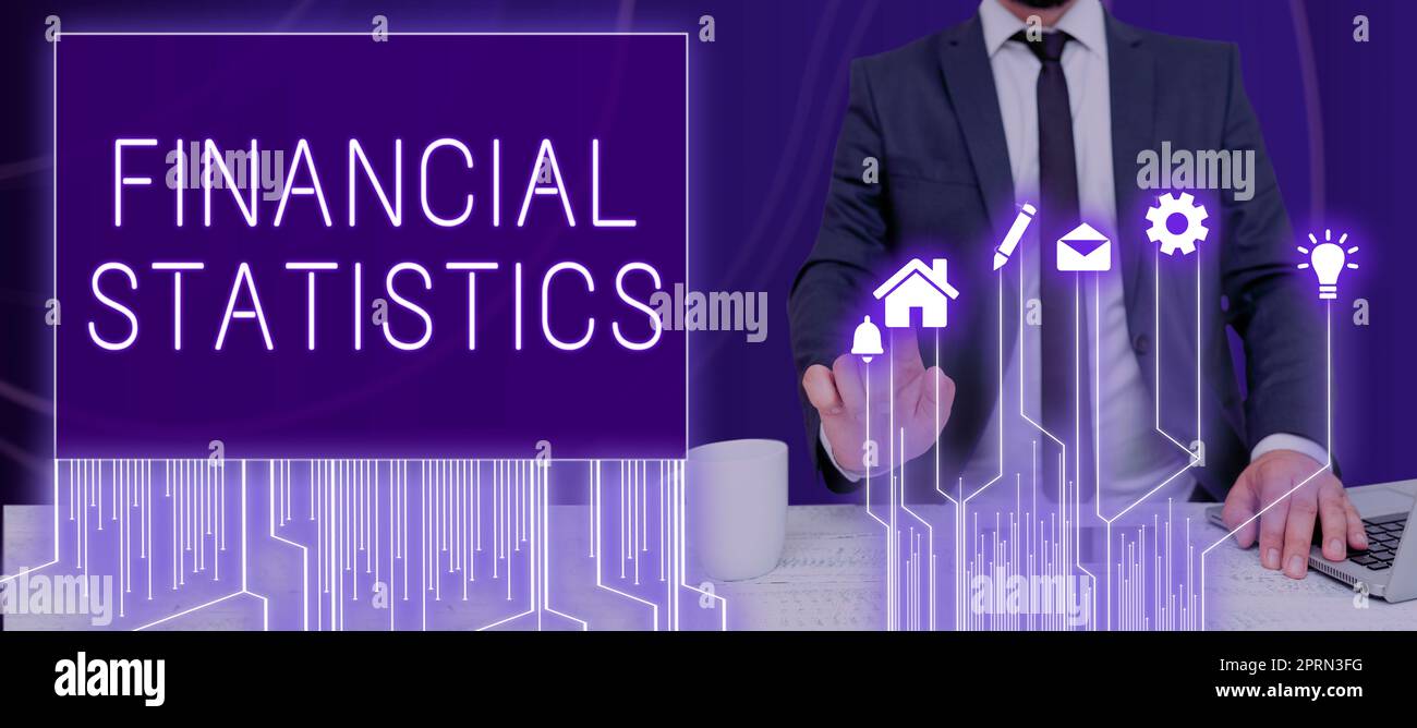 Conceptual caption Financial Statistics, Business overview ...