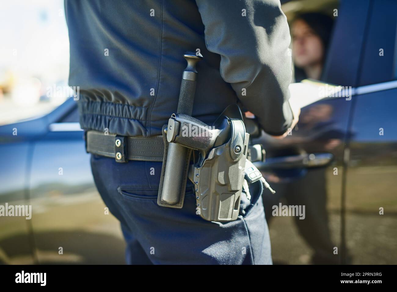 Police issuing ticket driver hi-res stock photography and images - Alamy