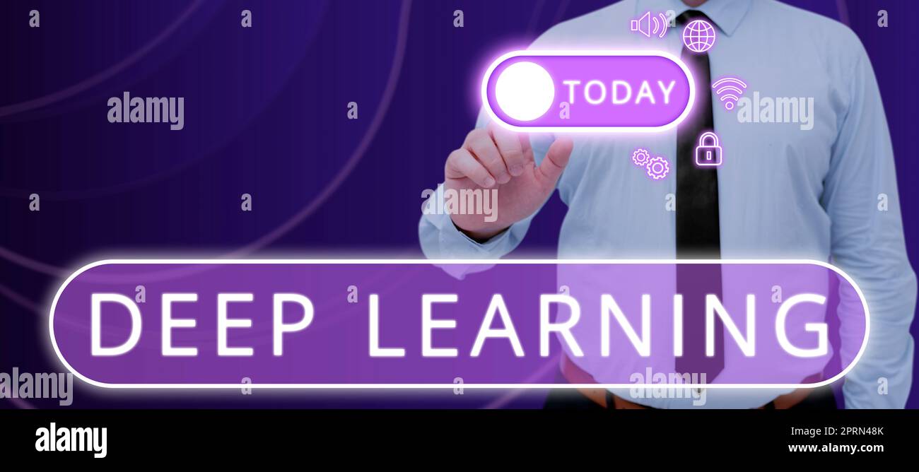 Writing displaying text Deep Learning, Word Written on Hierarchical Abstractions Artificial ...