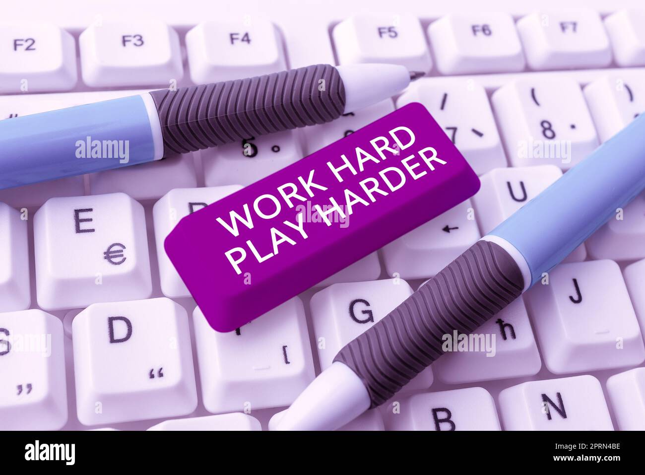 Writing displaying text Work Hard Play Harder, Internet Concept a ...