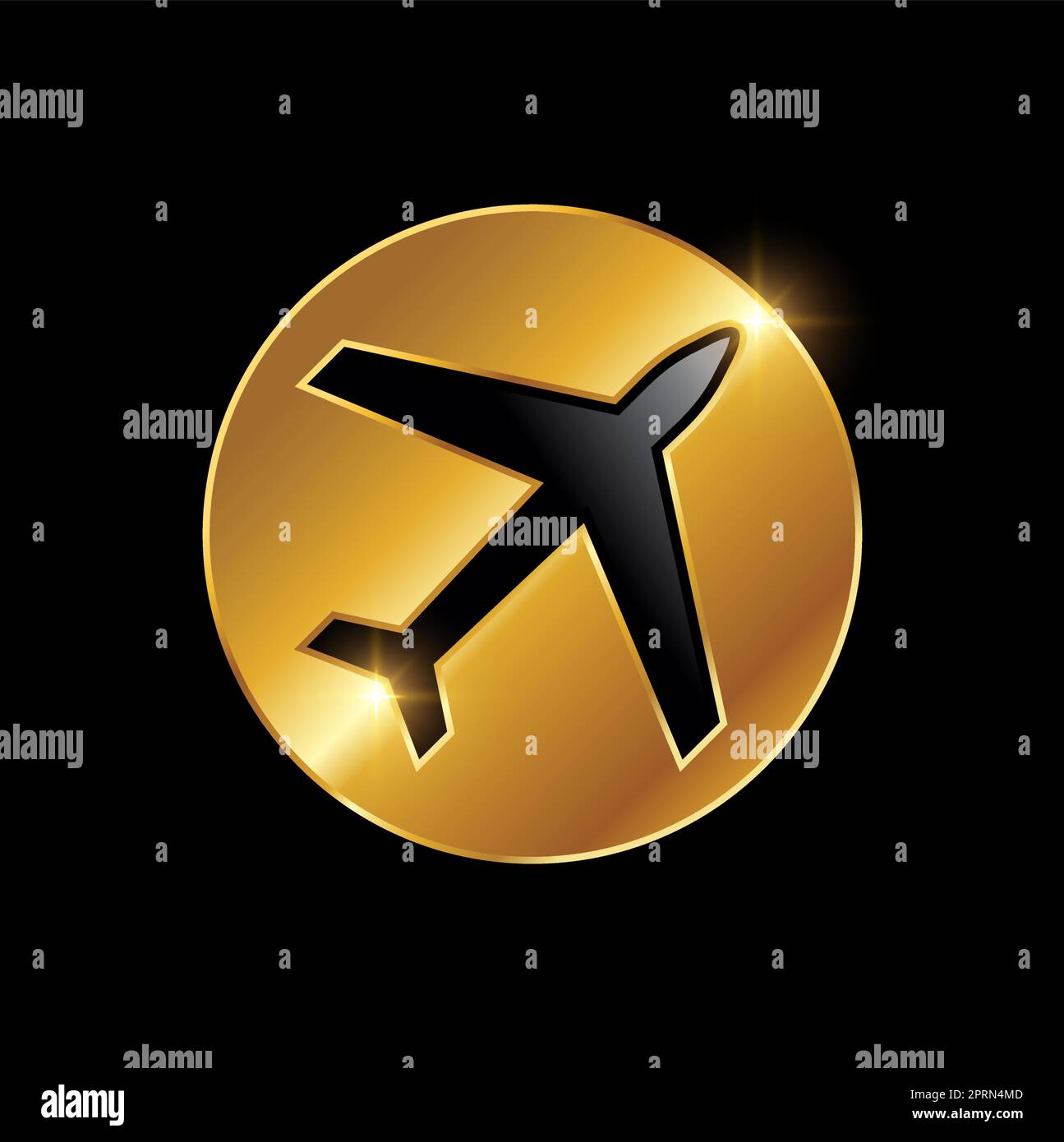 Golden Plane Travel Tourism Logo Sign Stock Vector Image & Art - Alamy