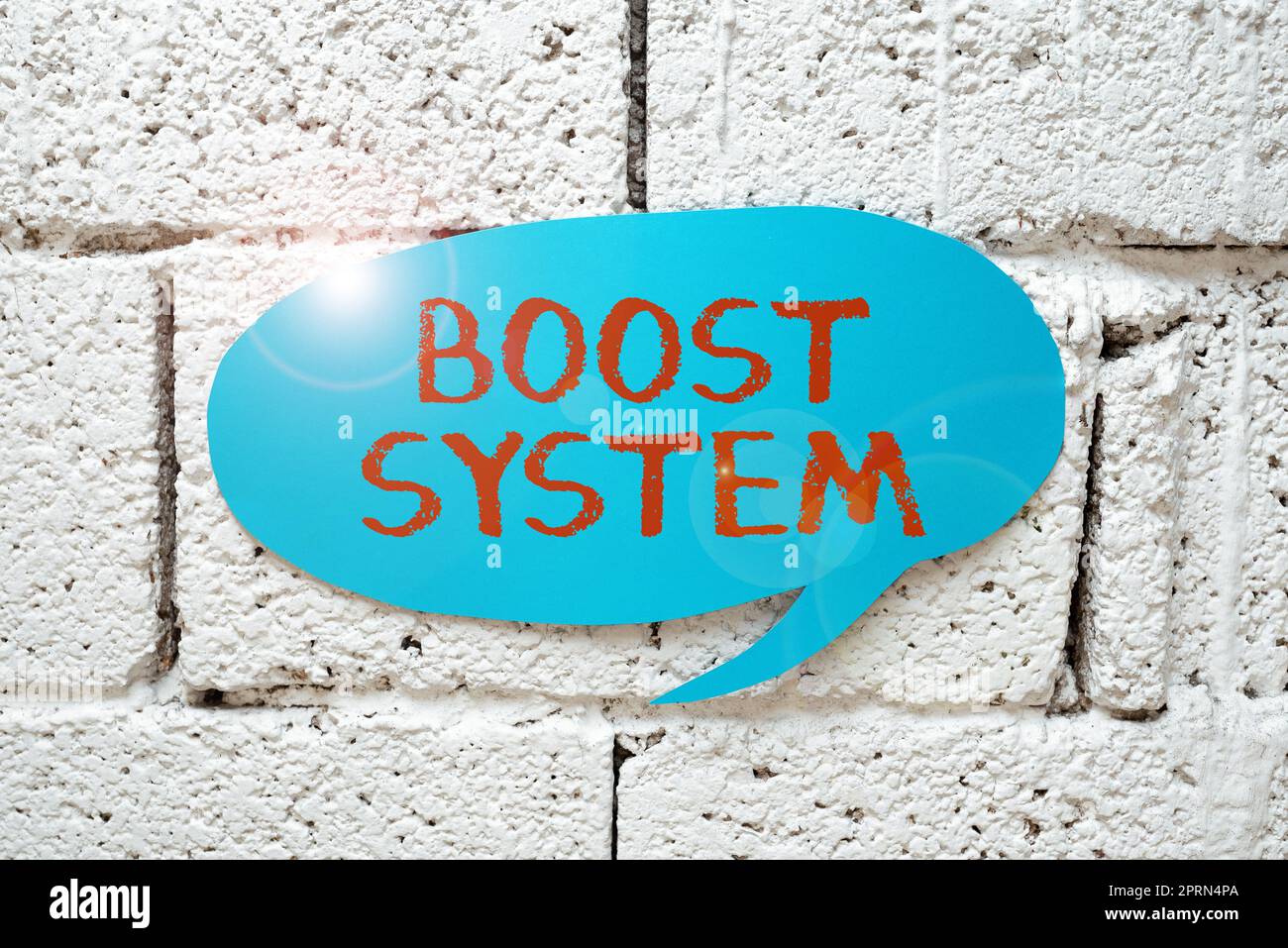 Text caption presenting Boost System, Word for Rejuvenate Upgrade ...