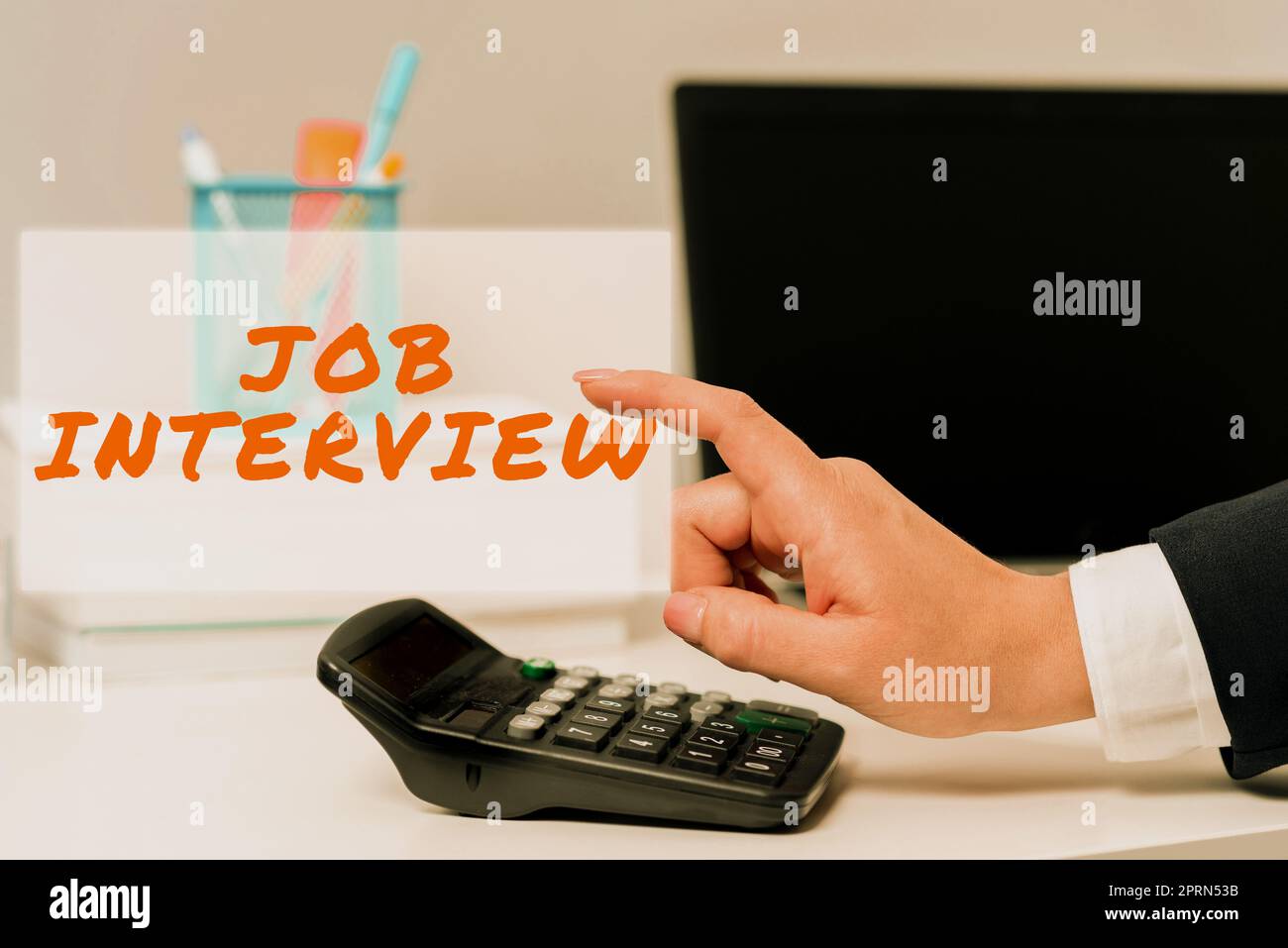 Hand writing sign Job Interview, Business showcase Assessment Questions ...