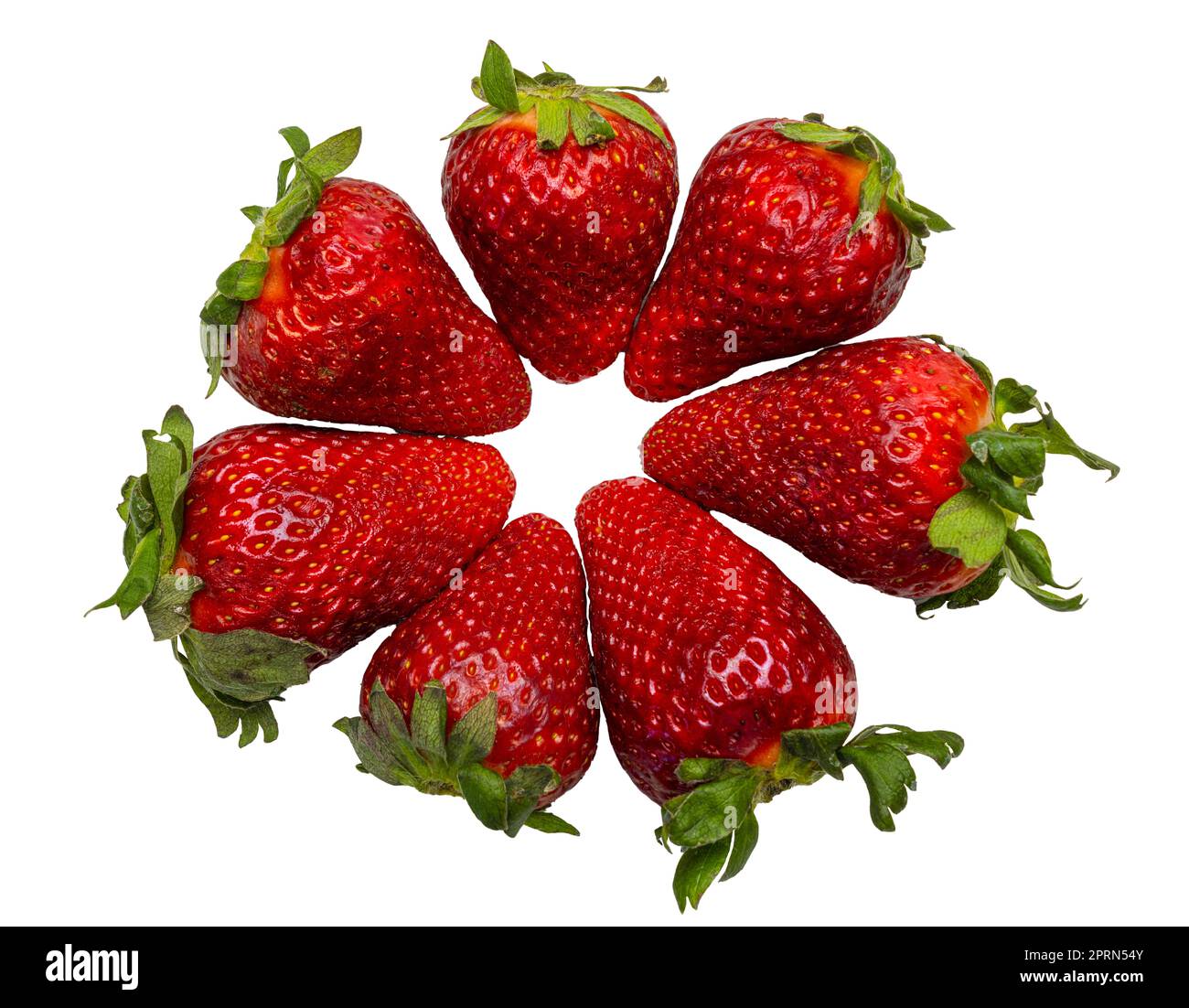 a circle of strawberries on a transparent background Stock Photo - Alamy