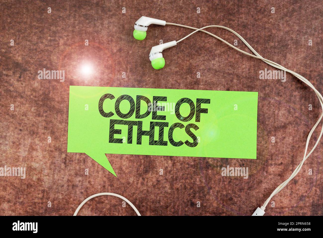 Sign displaying Code Of Ethics, Concept meaning Moral Rules Ethical ...