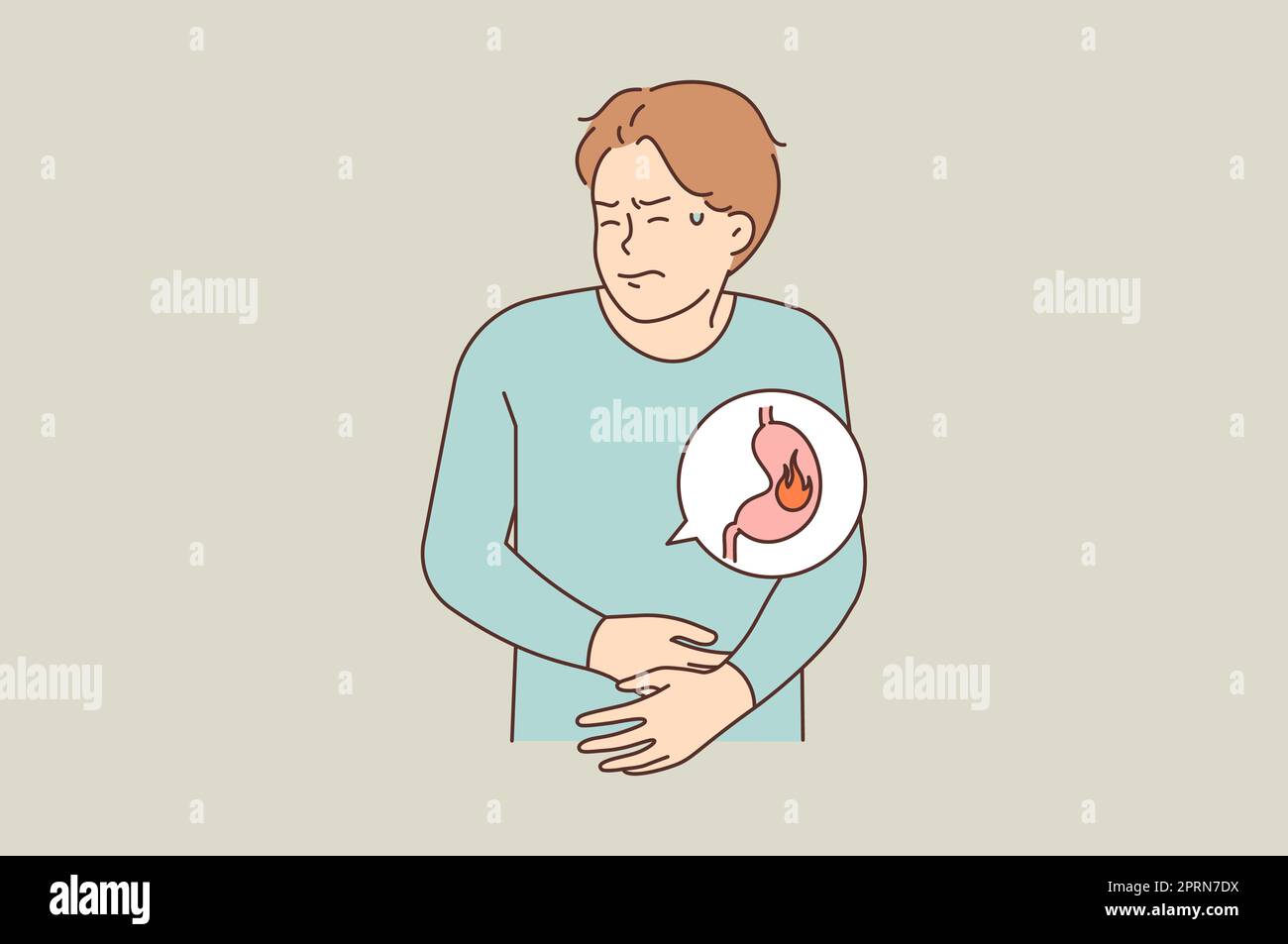 Intestinal tract cartoon hi-res stock photography and images - Alamy