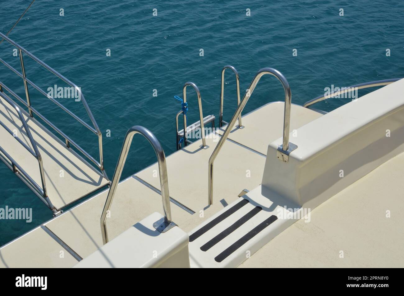 Yacht deck details and design the elements Stock Photo - Alamy