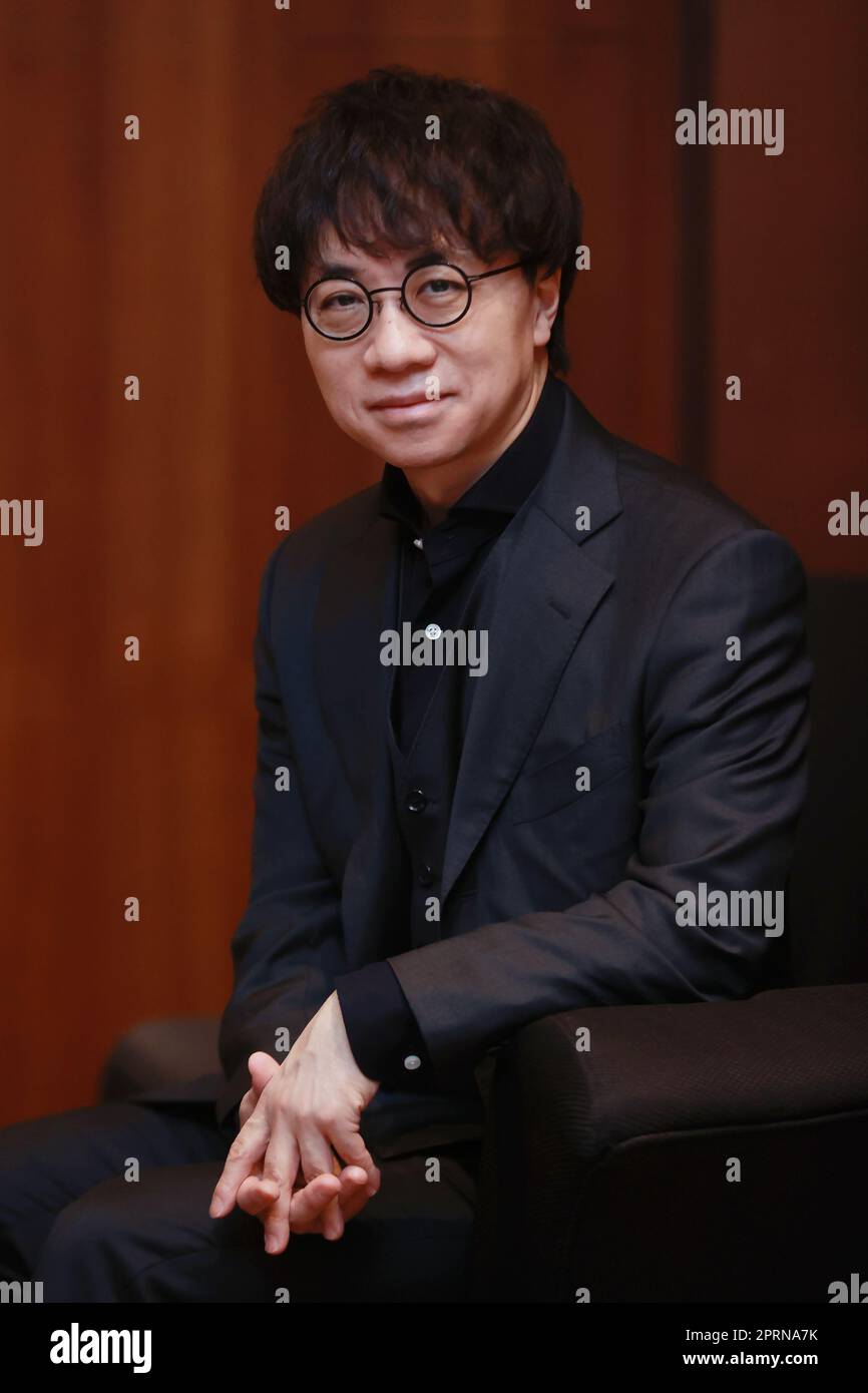 27th Apr, 2023. Japanese anime director Makoto Shinkai Japanese film ...