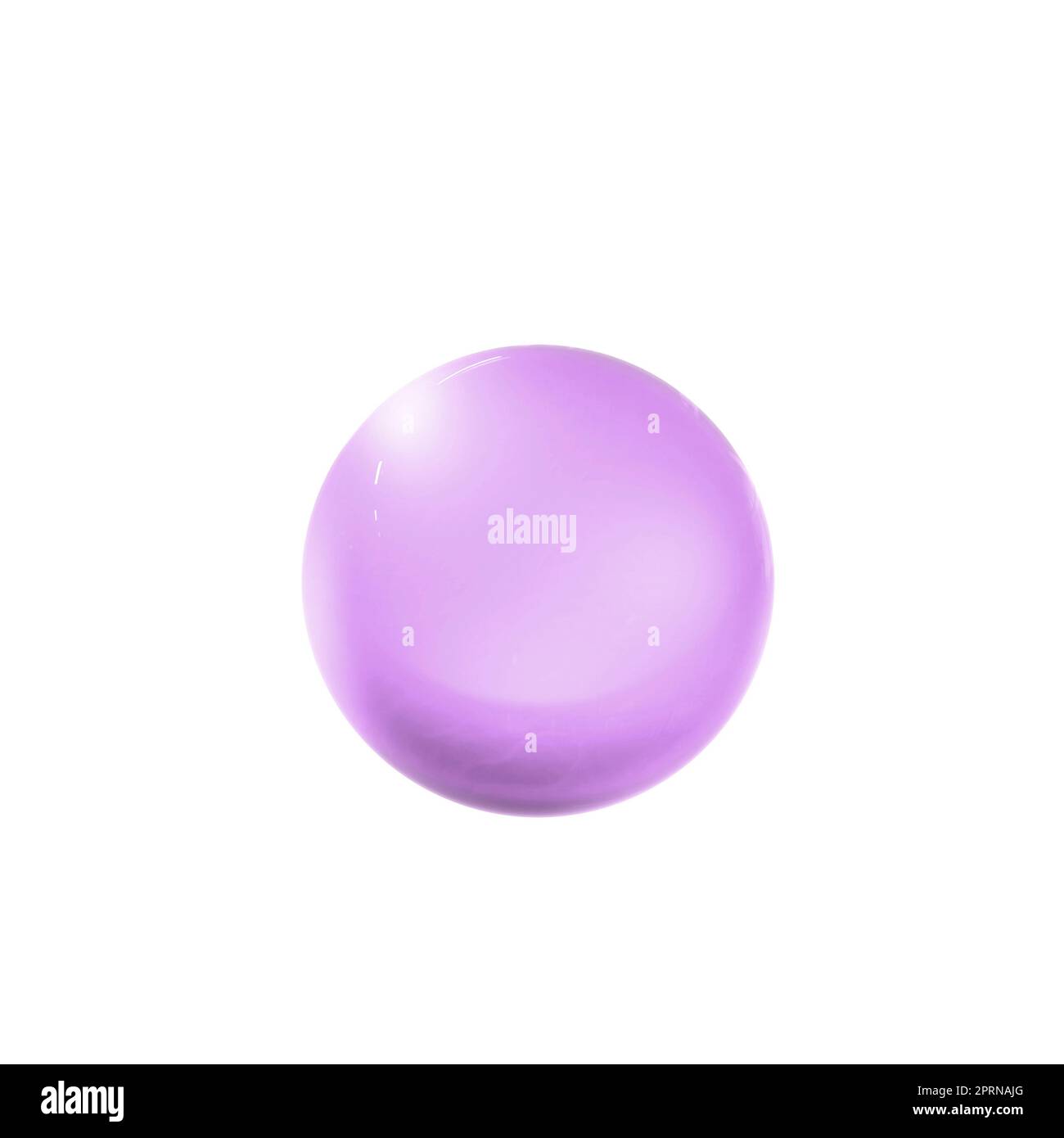 Crystal, transparent ball, sphere on a white background 3d render Stock ...