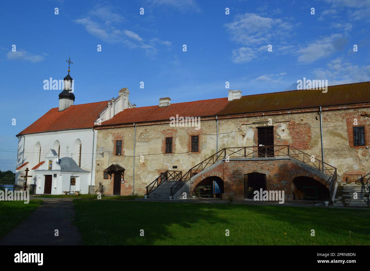 Architecture of an ancient castle Stock Photo - Alamy