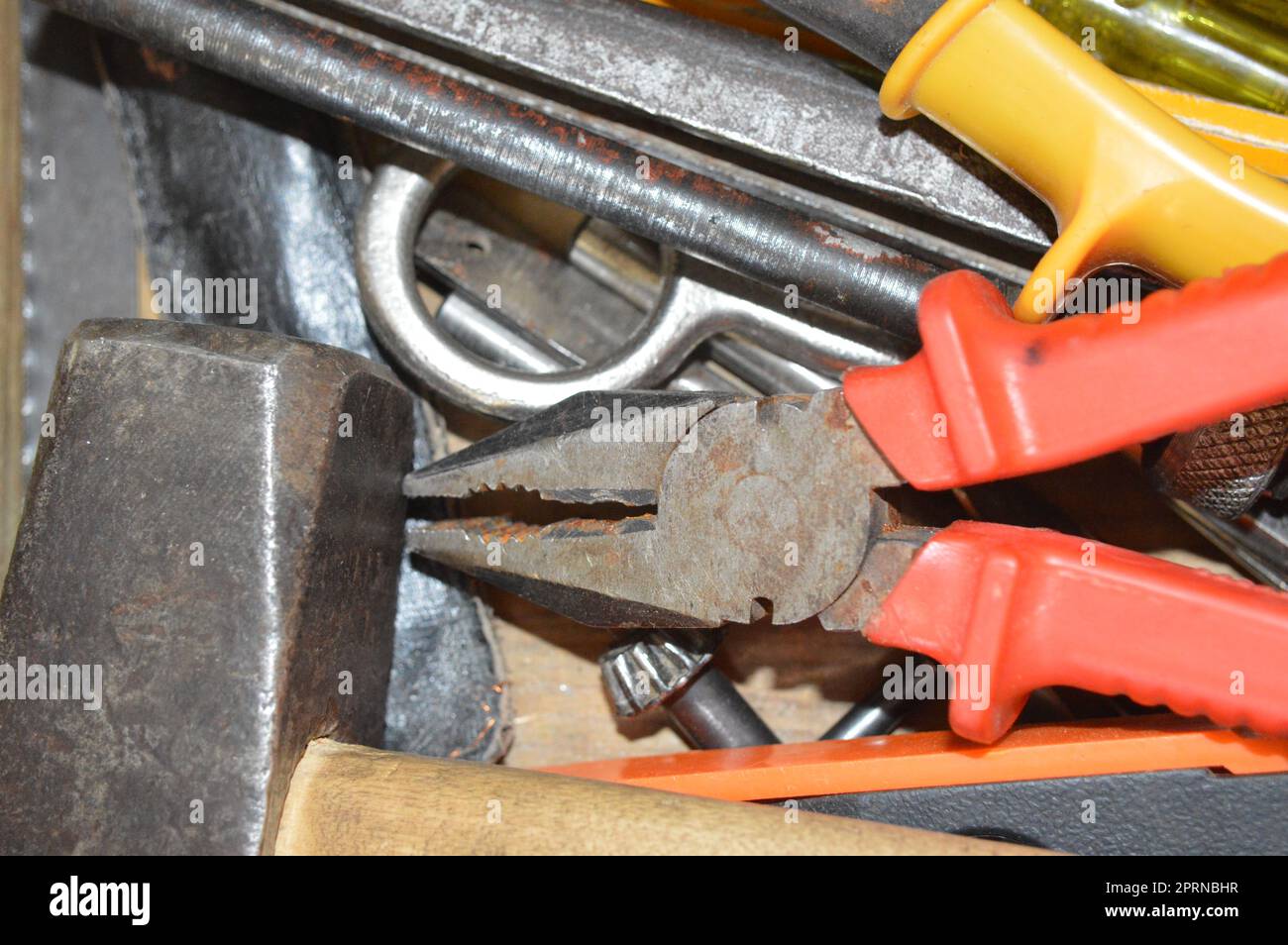 Building tools for construction and repair Stock Photo - Alamy