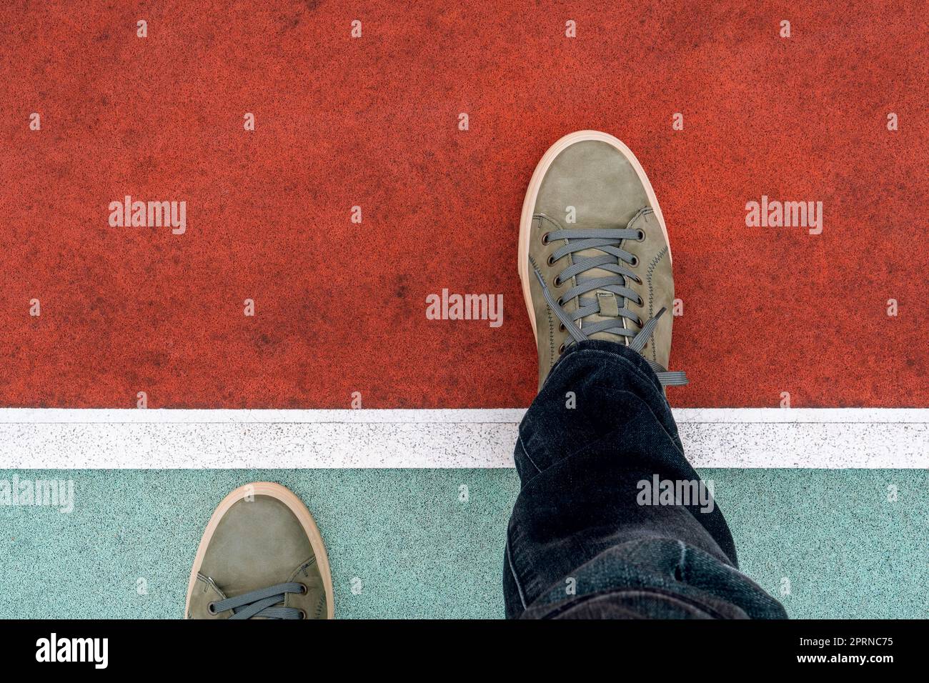 Male man leg step stepping forward hi-res stock photography and images ...