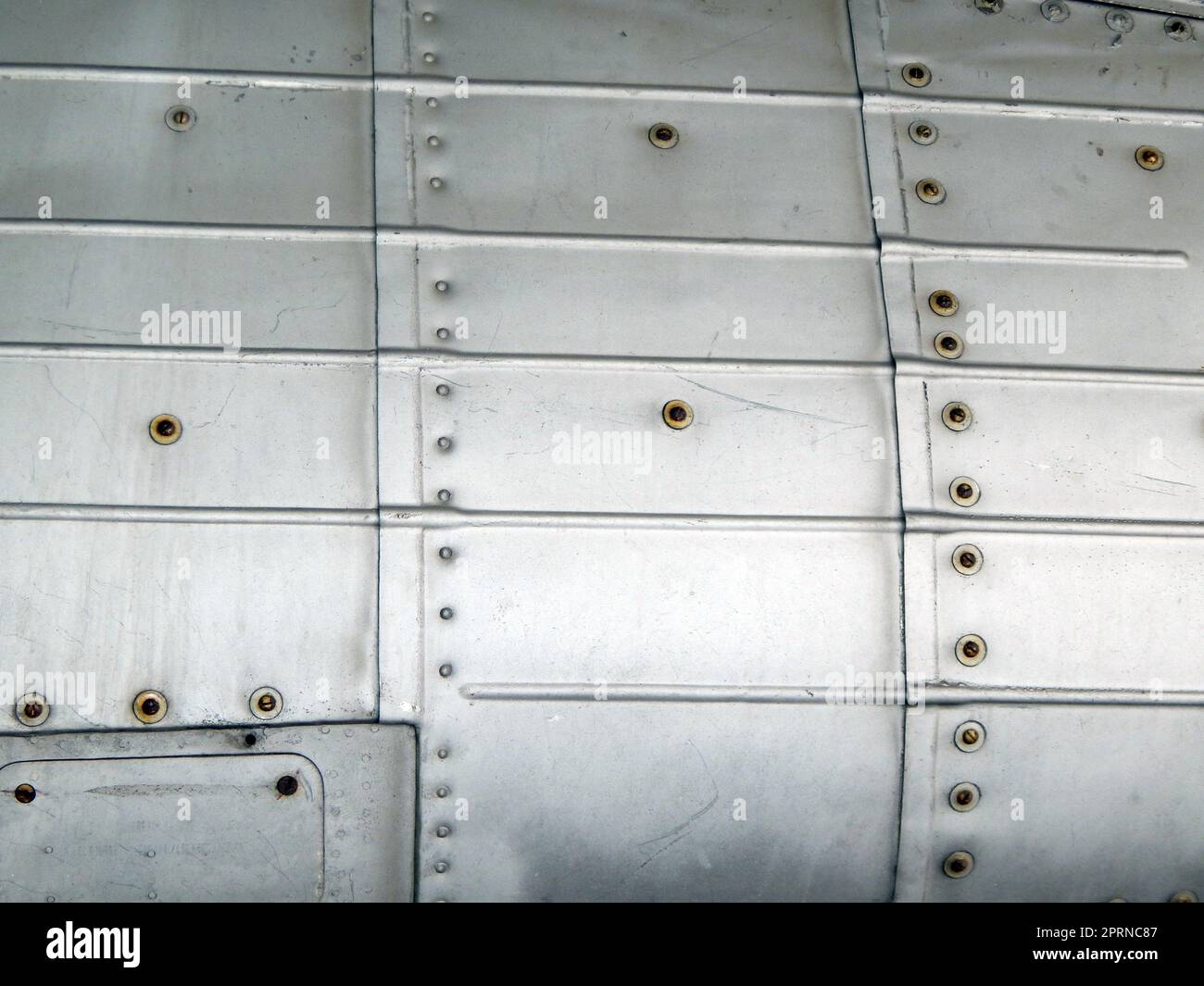 Aviation textures plating of aircraft and helicopter rivets Stock Photo ...
