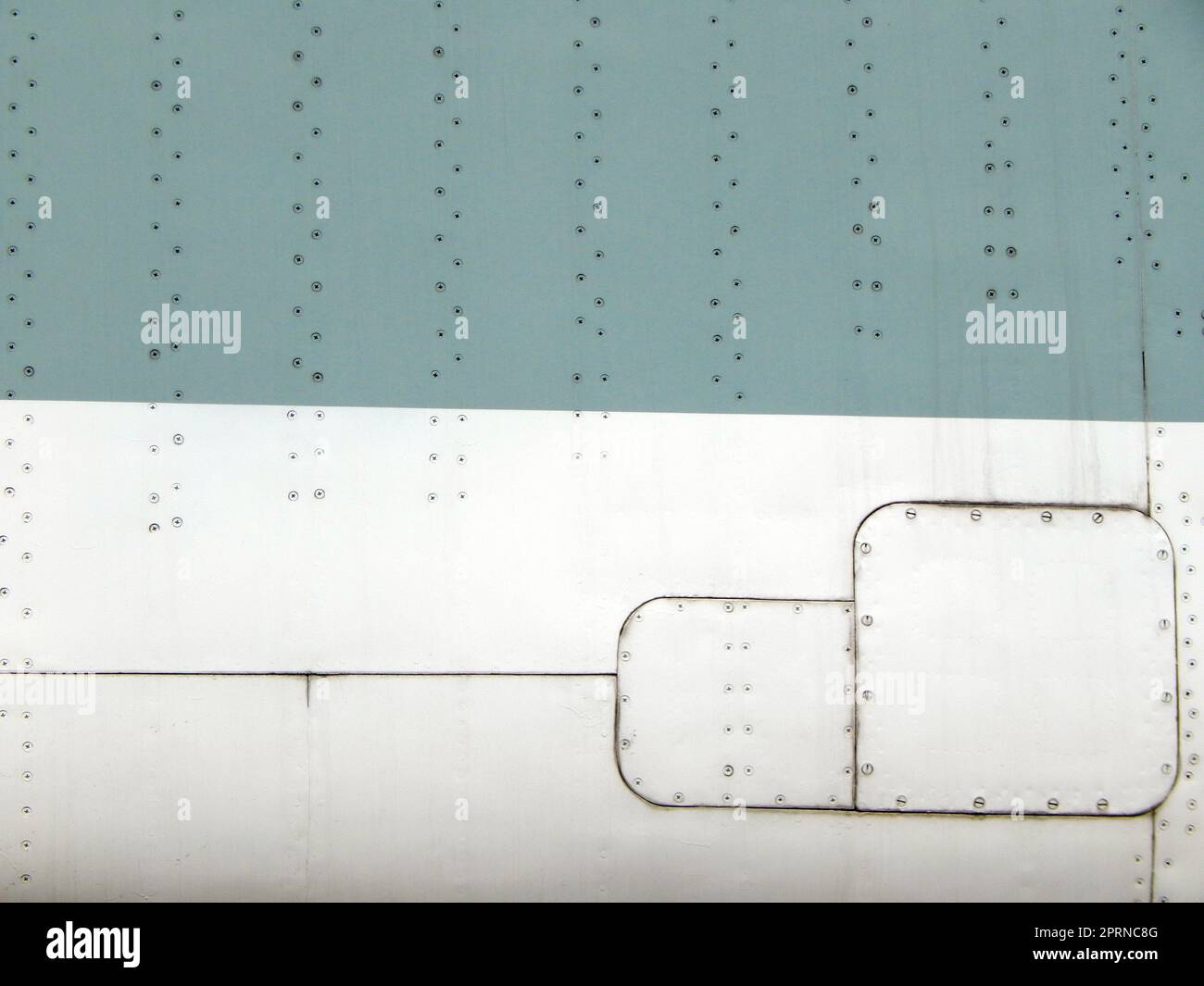 Aviation textures plating of aircraft and helicopter rivets Stock Photo ...