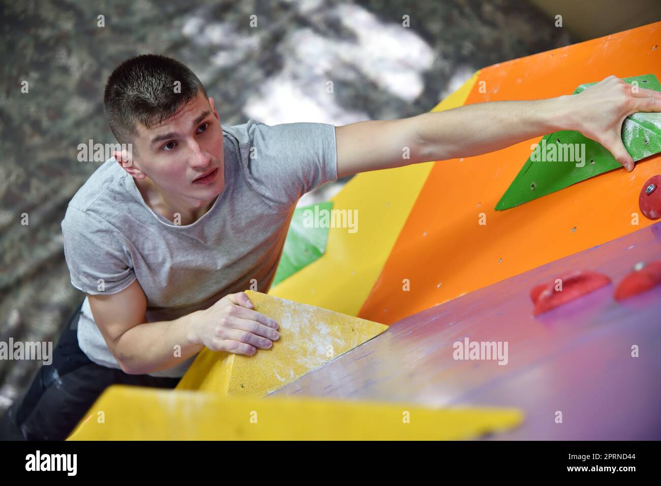 Mountain climber exercise man gym hi-res stock photography and images ...