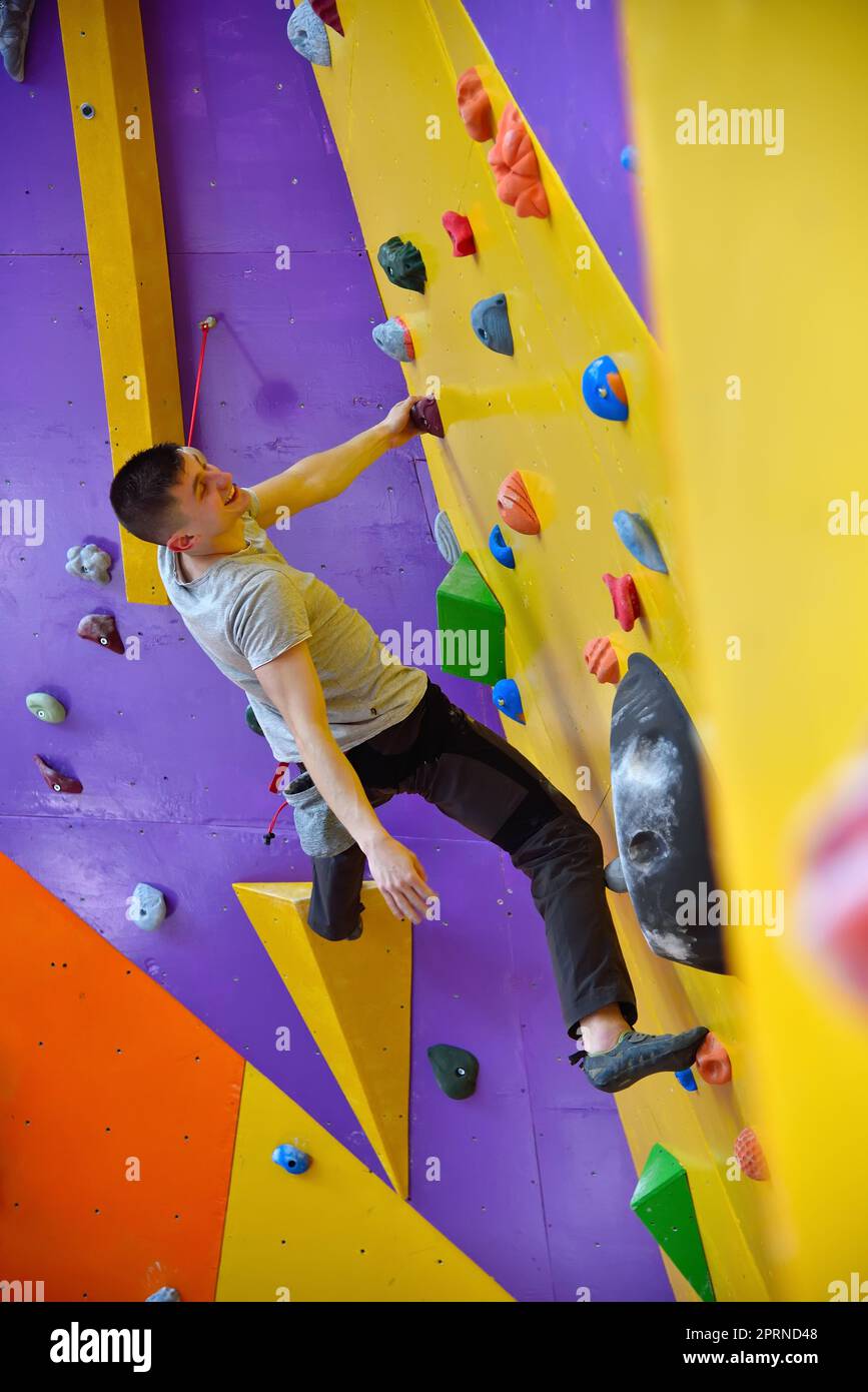 Mountain climber exercise man gym hi-res stock photography and images ...