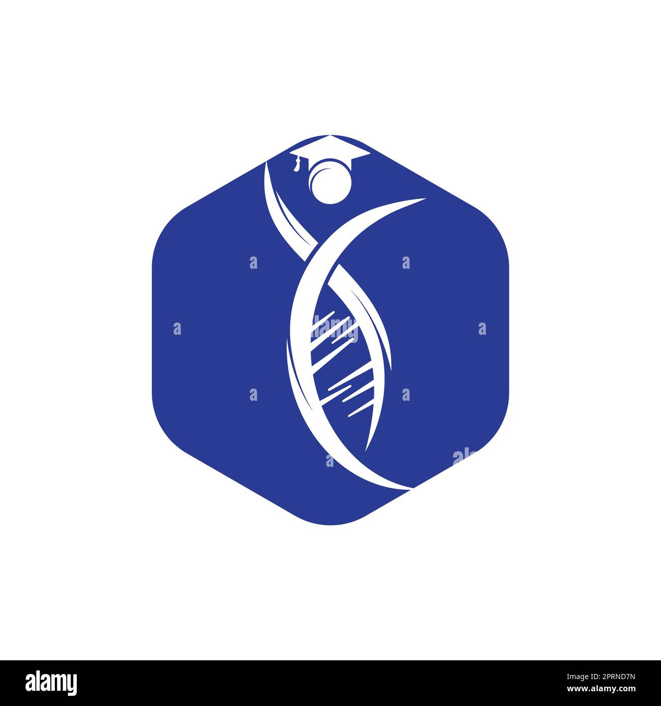 Student dna vector logo template. Genetic education vector logo design ...