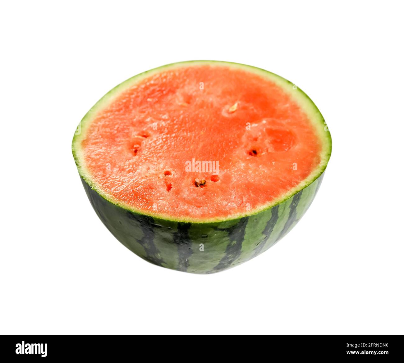 Fresh watermelon slice isolated on white background Stock Photo - Alamy