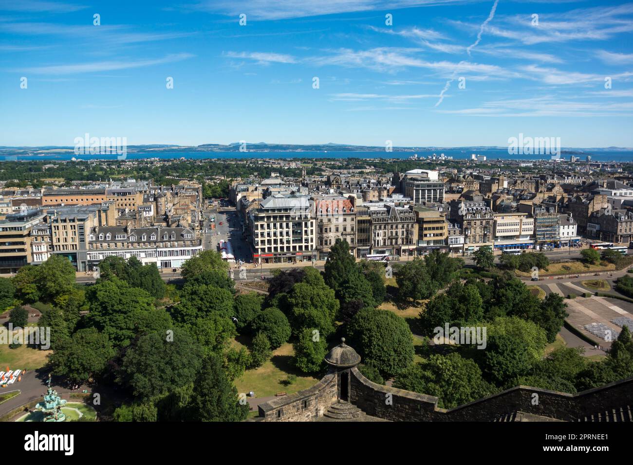 City landscape of Edinburgh which is a capital of Scotland Stock Photo ...